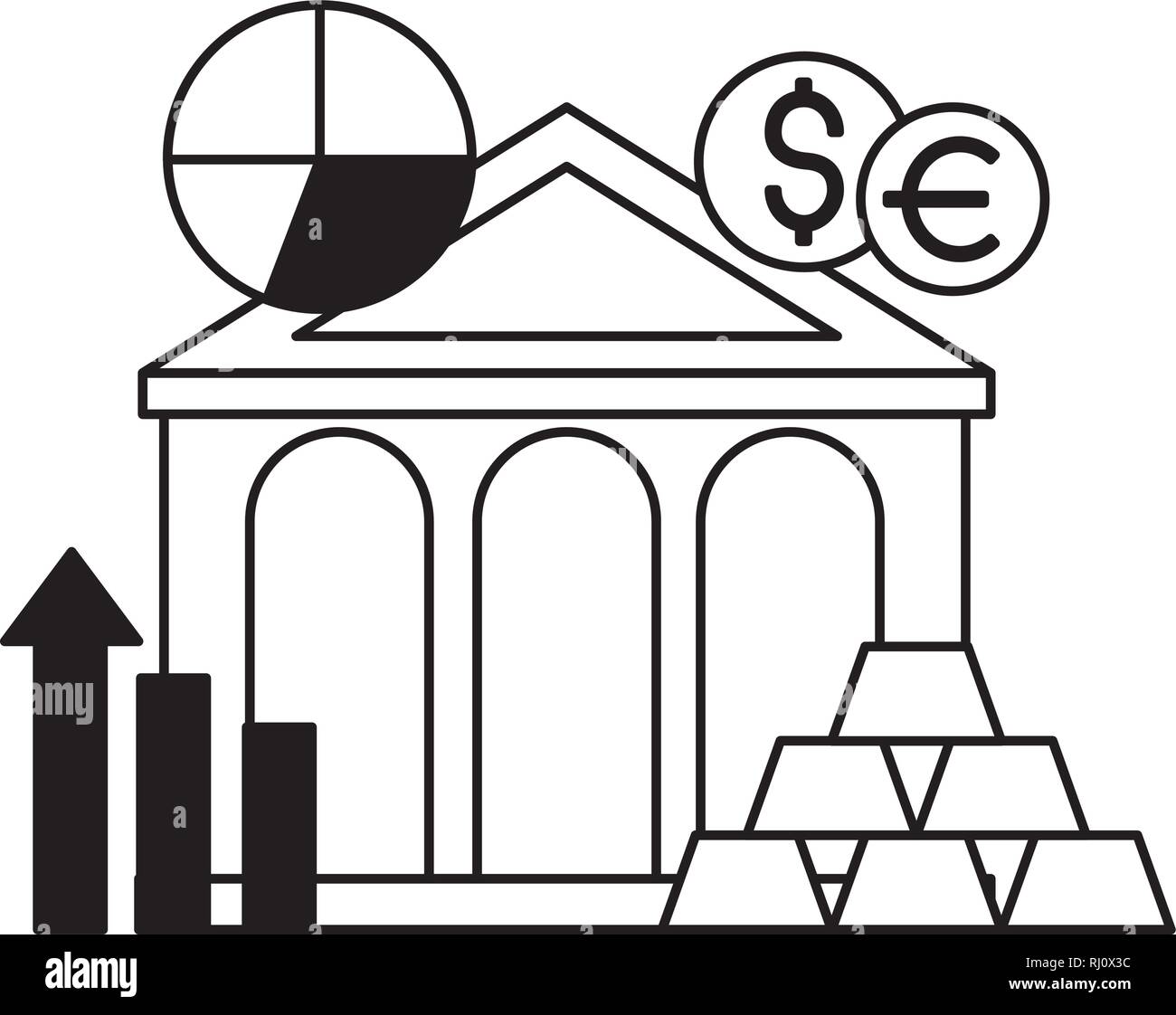 bank stock market money chart Stock Vector Image & Art - Alamy