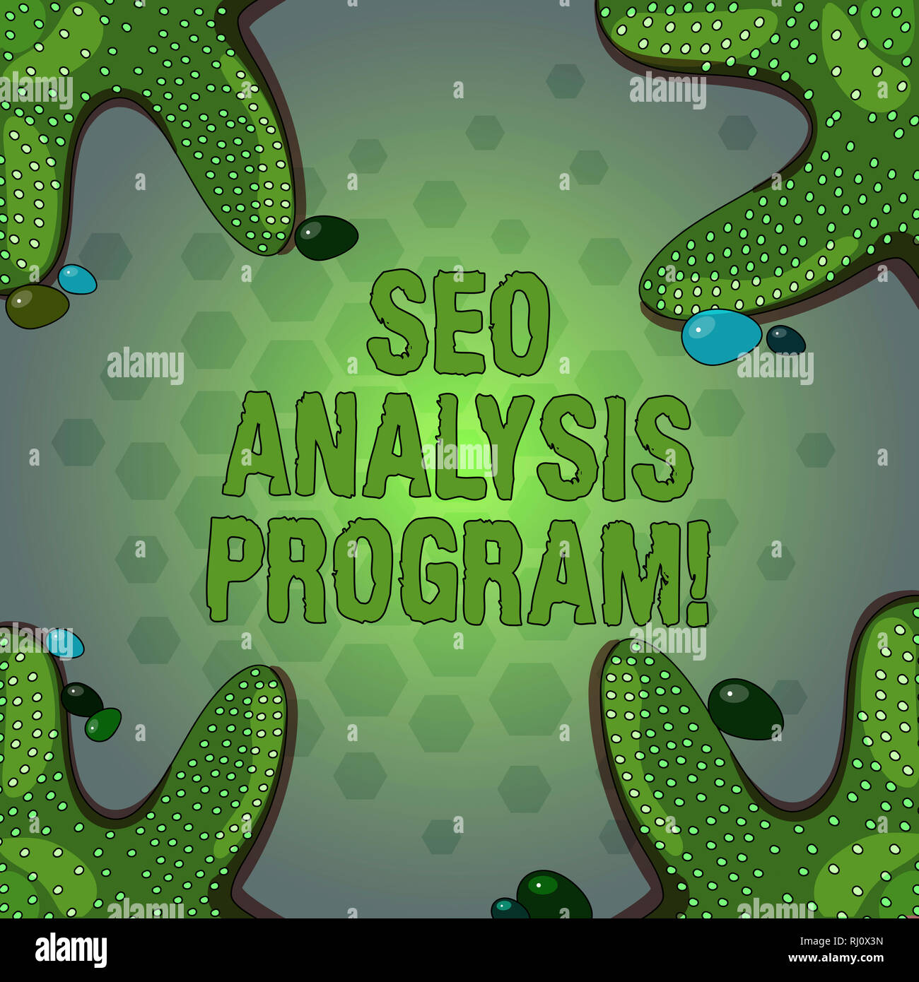 Word Writing Text Seo Analysis Program Business Concept For A Tool To Use To Improve A