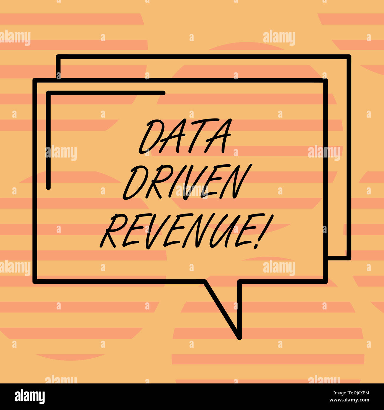 Word writing text Data Driven Revenue. Business concept for makes ...