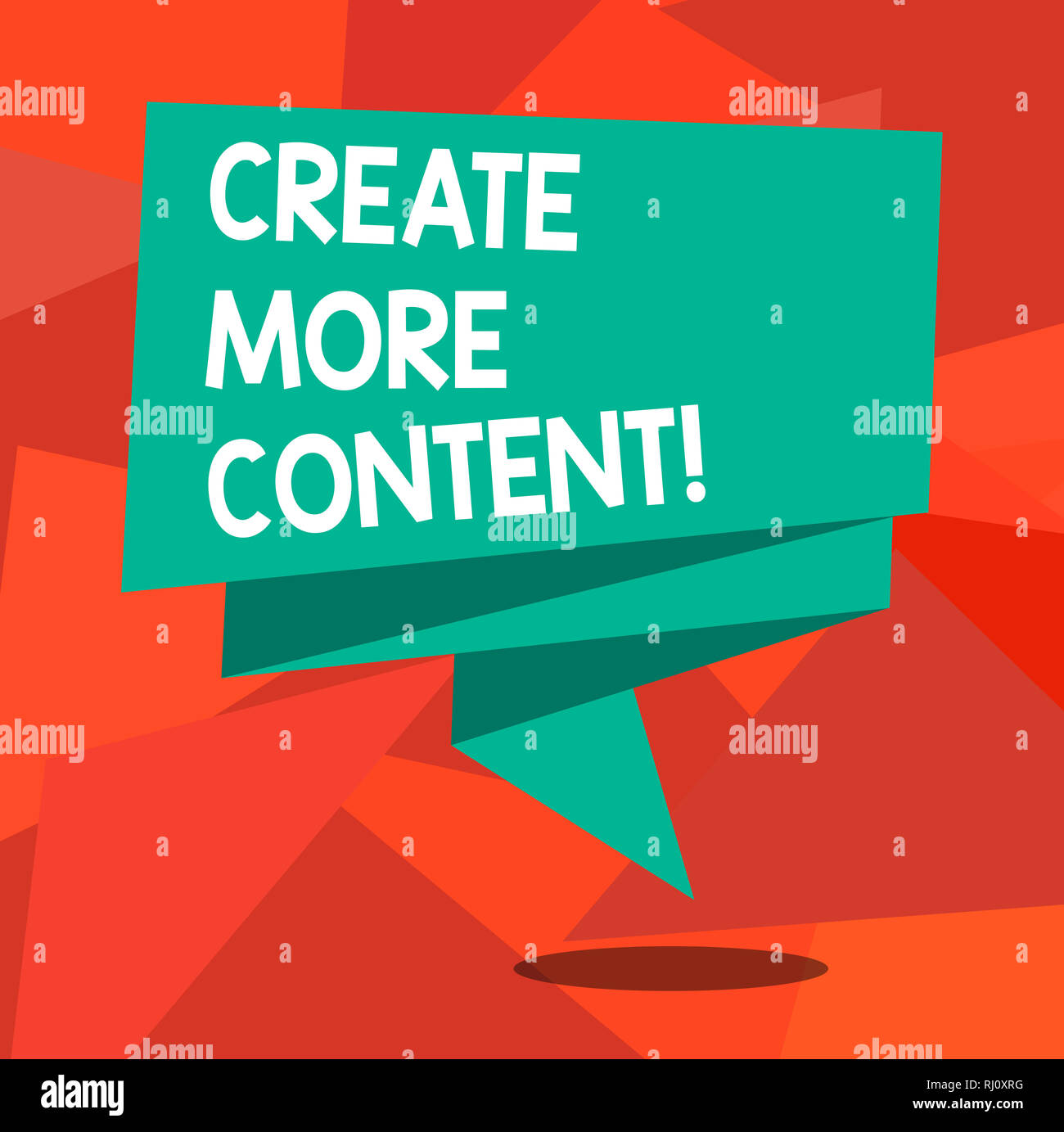 Word writing text Create More Content. Business concept for write words ...