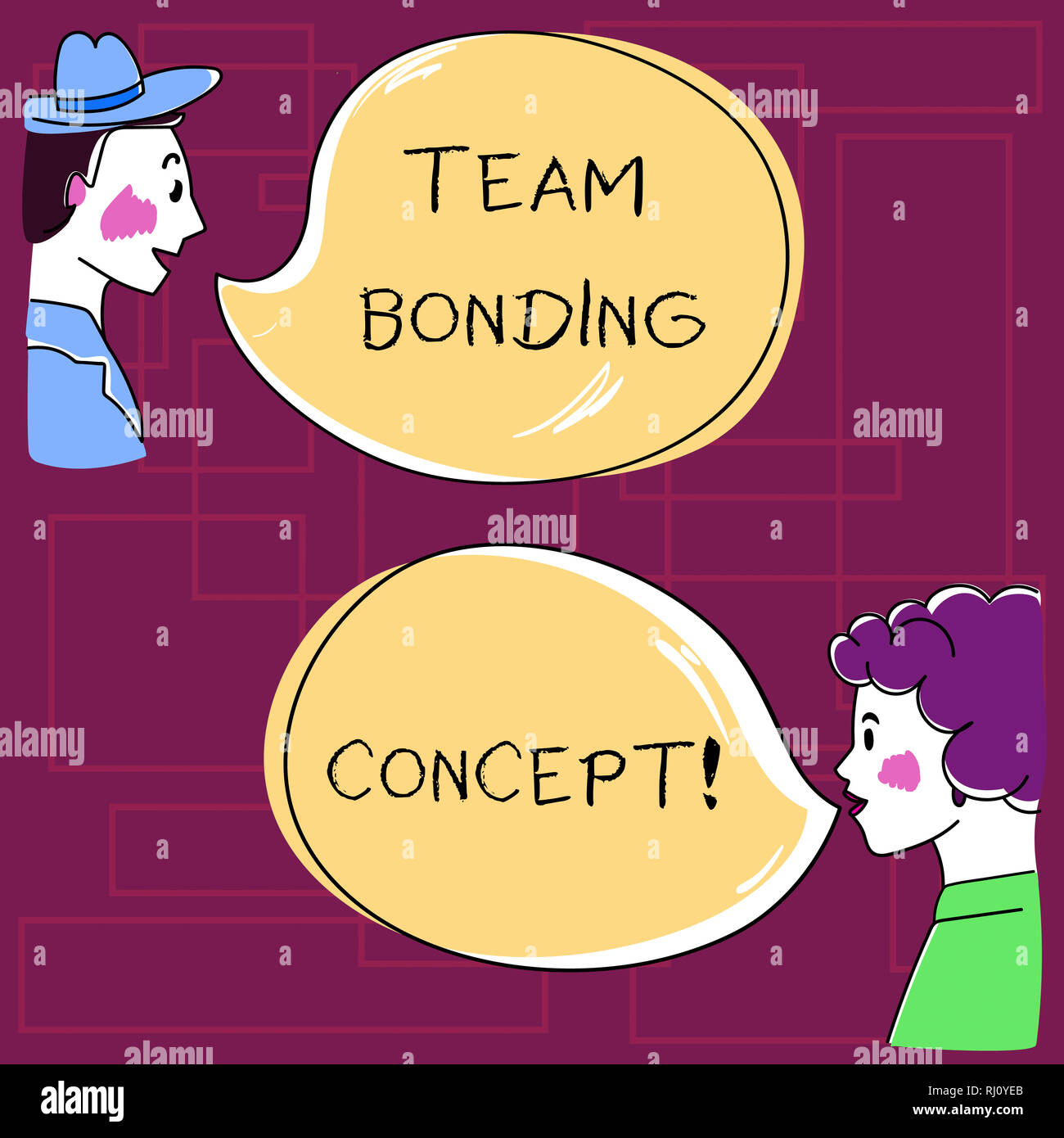 Text sign showing Team Bonding Concept. Conceptual photo Improve ...