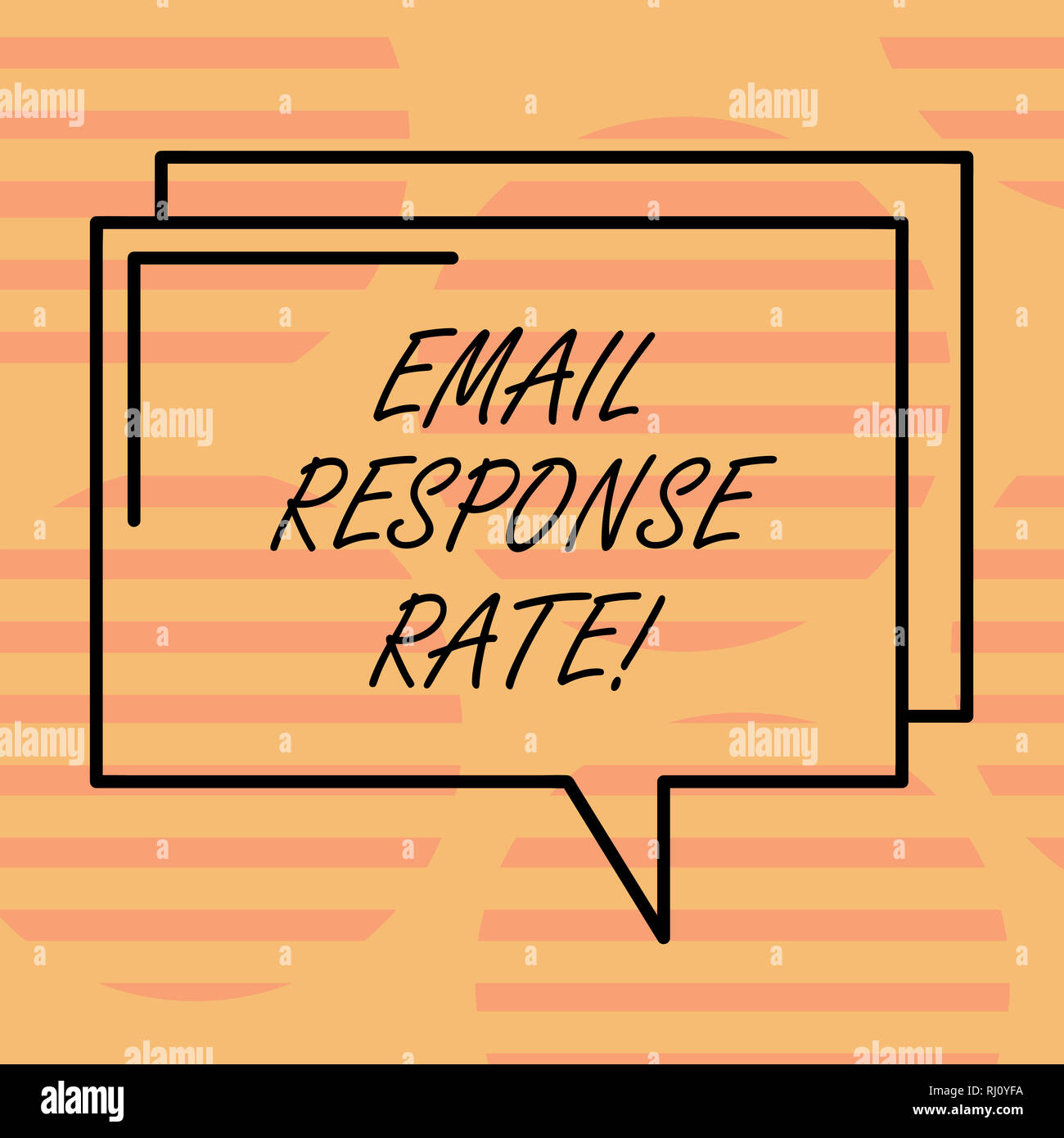 Word writing text Email Response Rate. Business concept for percentage ...