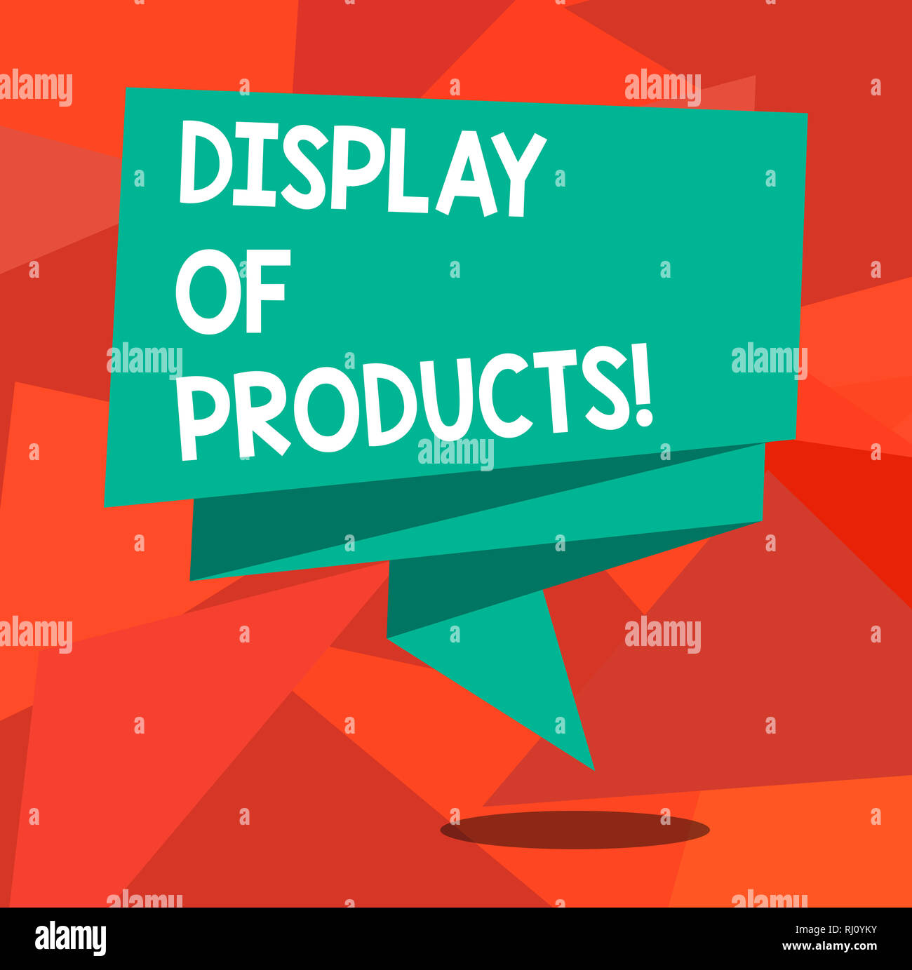 Word writing text Display Of Products. Business concept for way attract ...