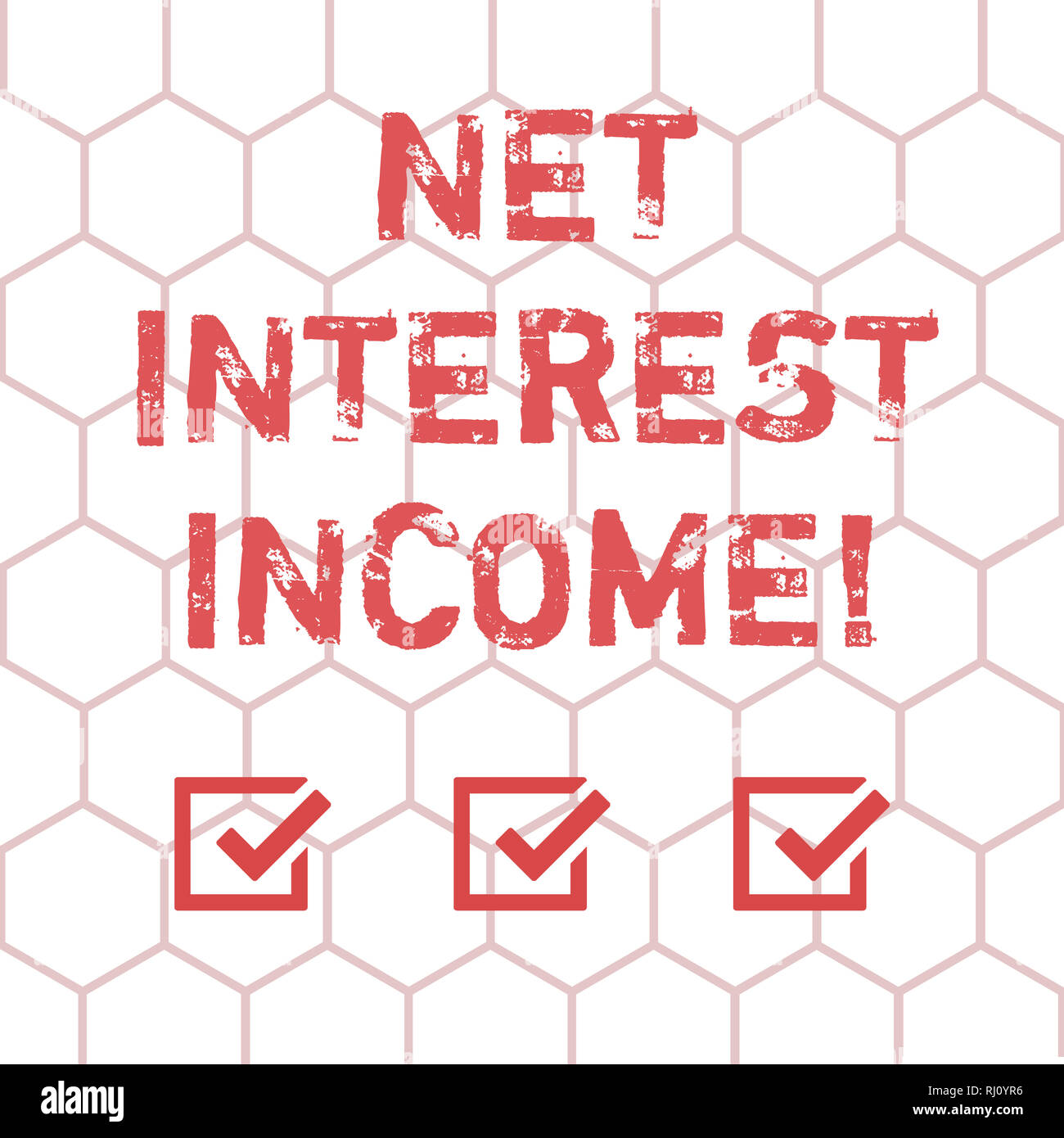 Writing note showing Net Interest Income. Business photo showcasing ...