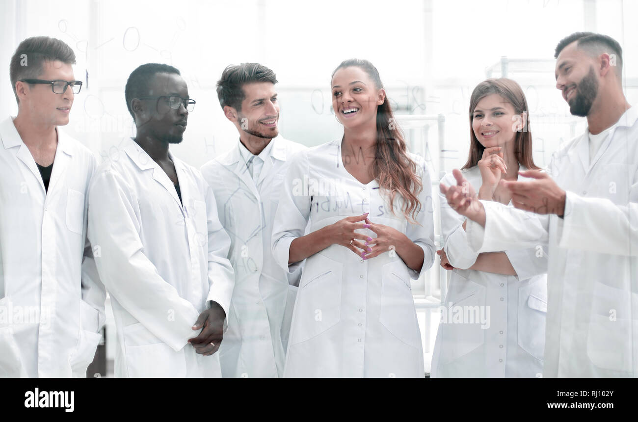 group of laboratory employees Stock Photo - Alamy