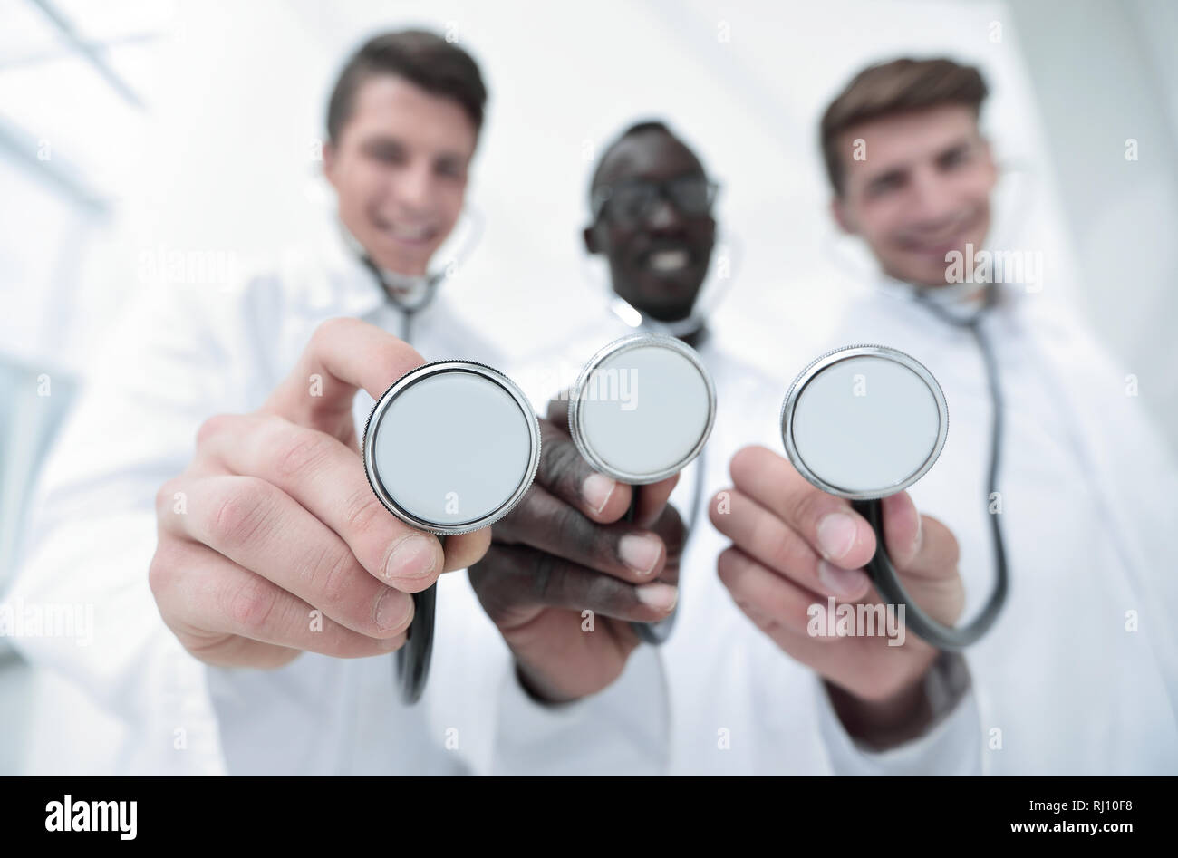 Multiracial group professional doctors hi-res stock photography and ...