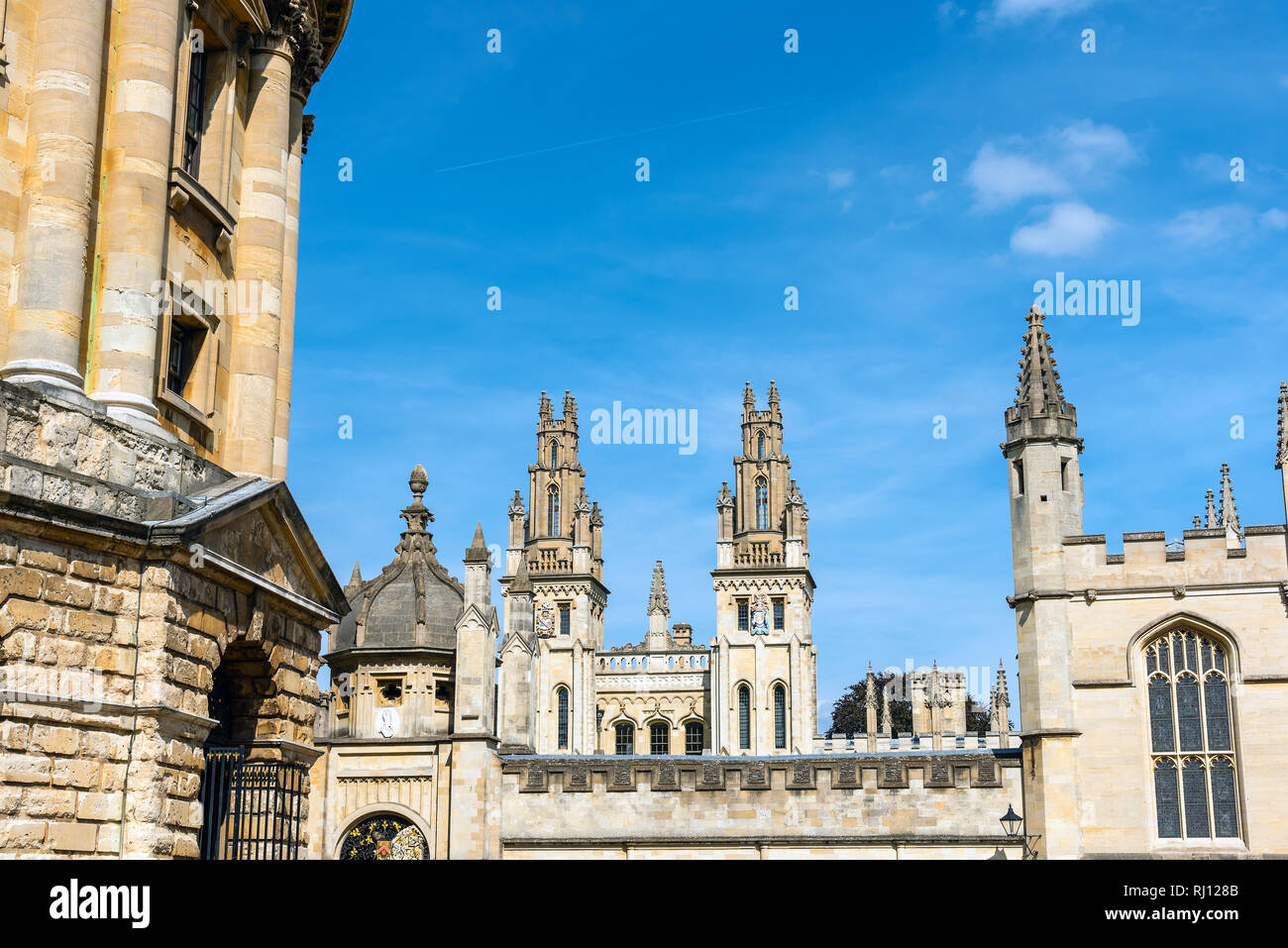 Historic university buildings seen in Oxford, England Stock Photo - Alamy