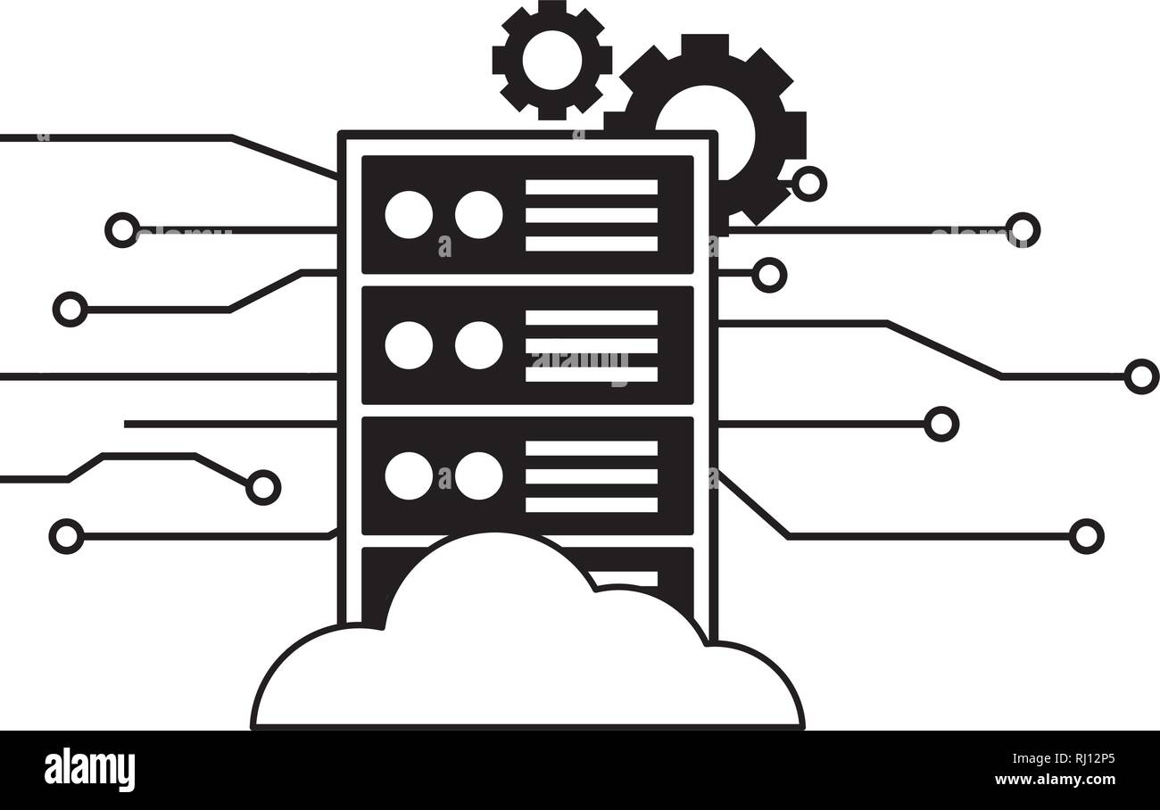 computer cpu settings circuit digital Stock Vector Image & Art - Alamy