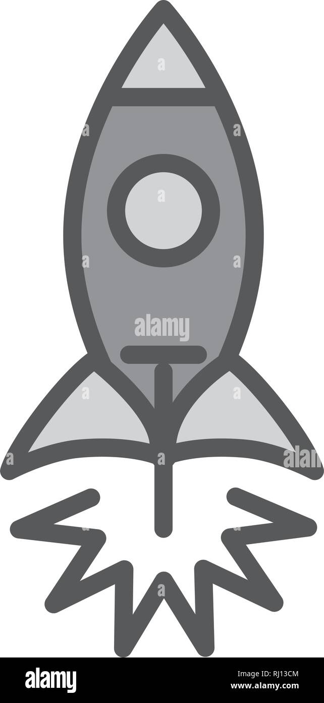 rocket launching cartoon Stock Vector Image & Art - Alamy