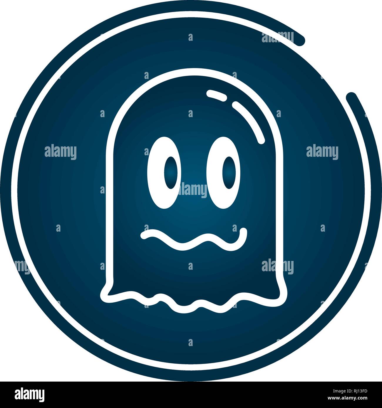 ghost video game Stock Vector Image & Art - Alamy