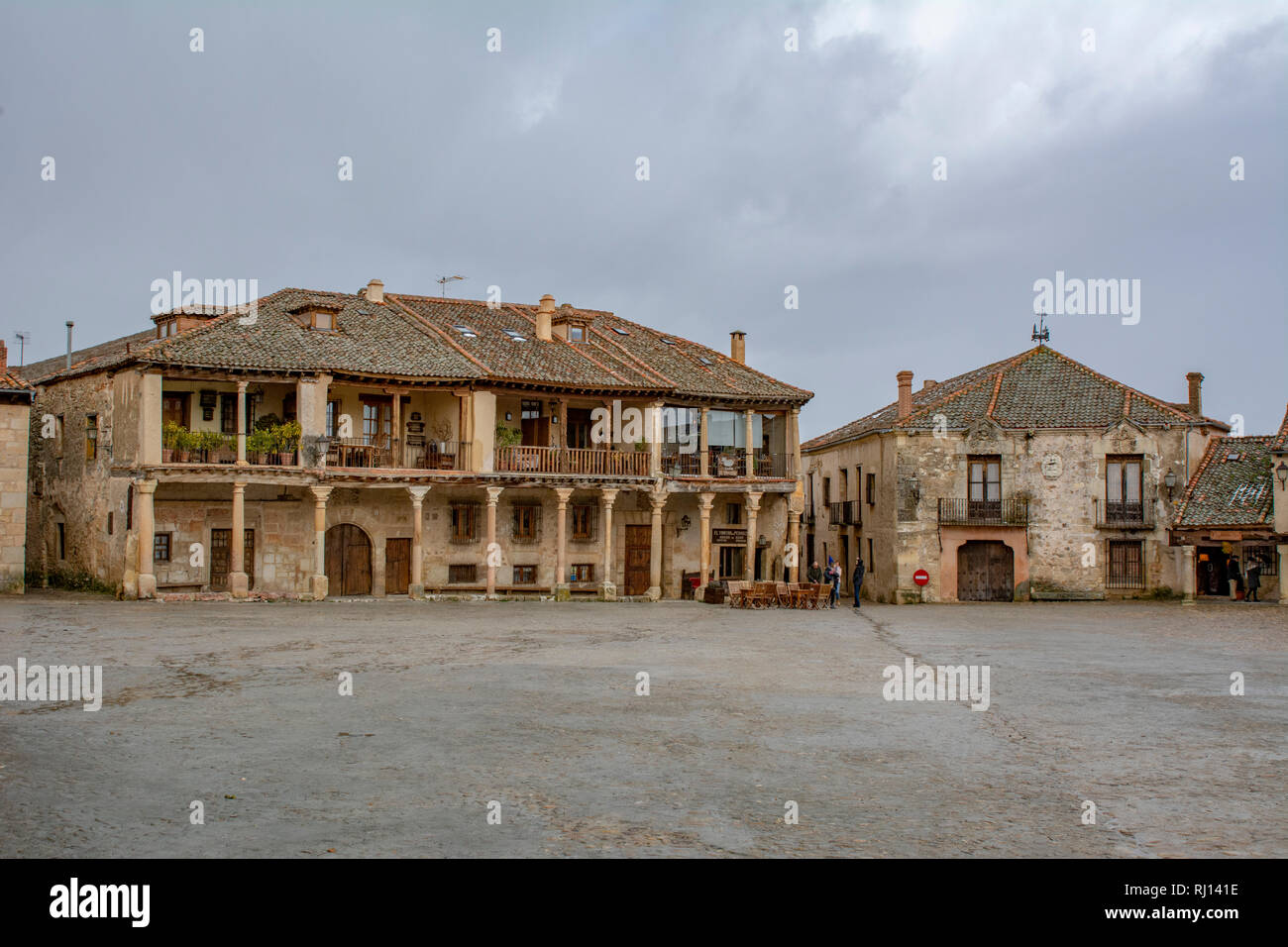 Pedraza, Segovia, Spain; March 2018: Pedraza Medieval Village Main ...