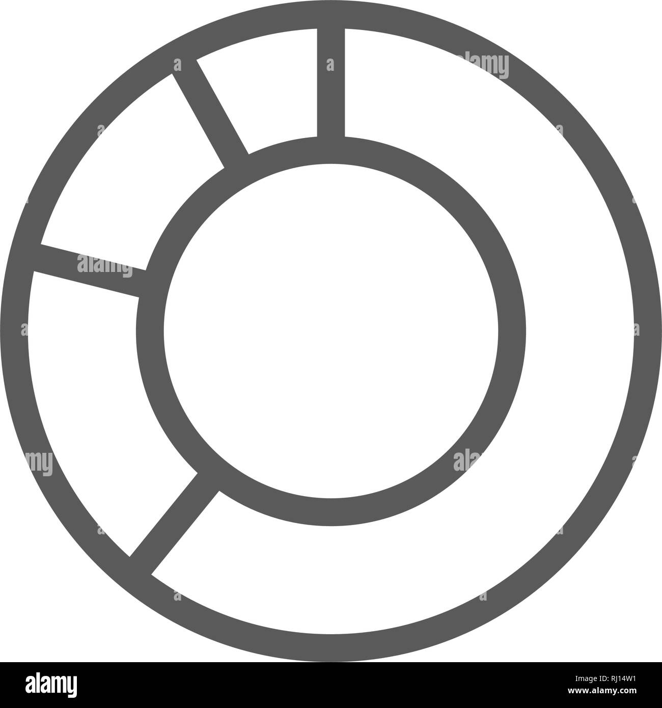 Vector round circle infographic Black and White Stock Photos & Images ...