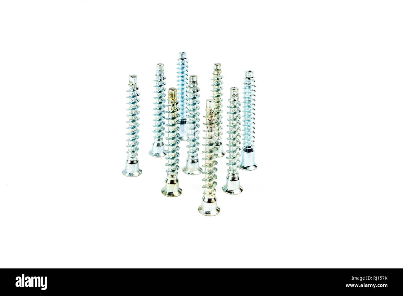 Wood screws for carpenters Stock Photo - Alamy