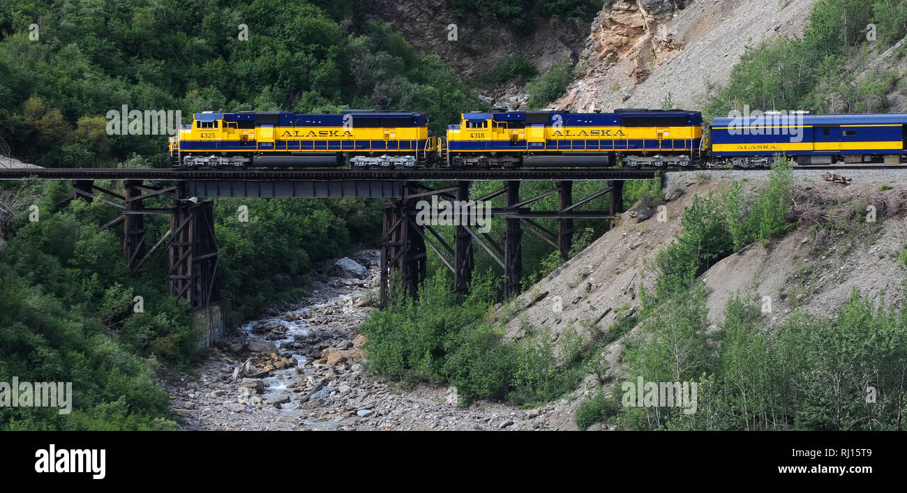 Alaska railroad hi-res stock photography and images - Alamy