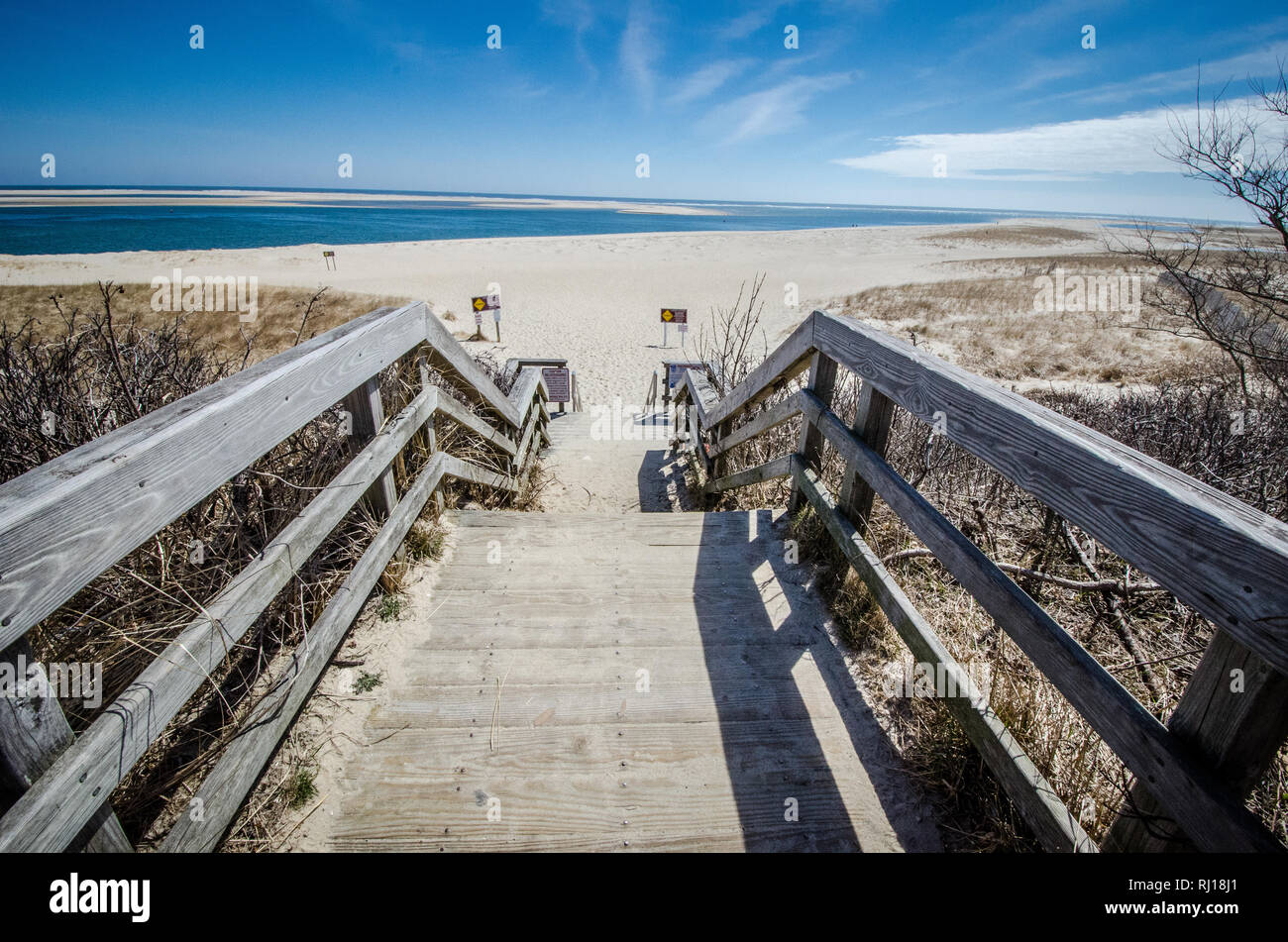 Stairs leading beautiful sandy hi-res stock photography and images - Alamy