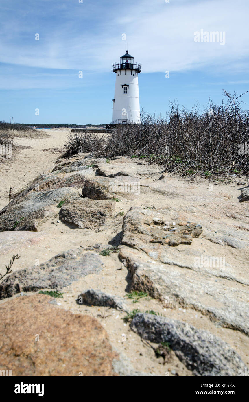 Edgartown Lighthouse, on Martha's Vineyard in Massachusetts - wide ...