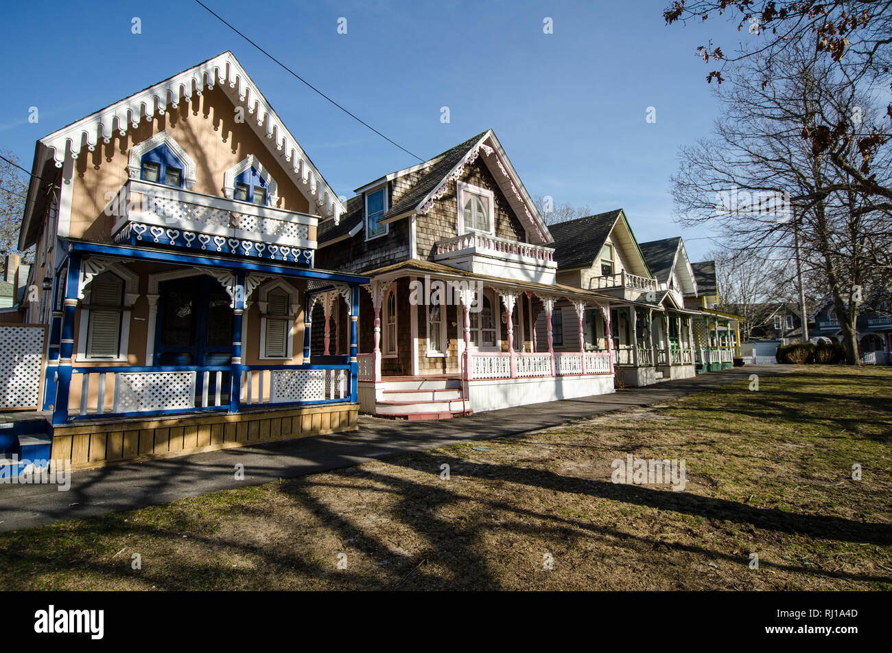 Carpenter gothic style architecture hi-res stock photography and images ...