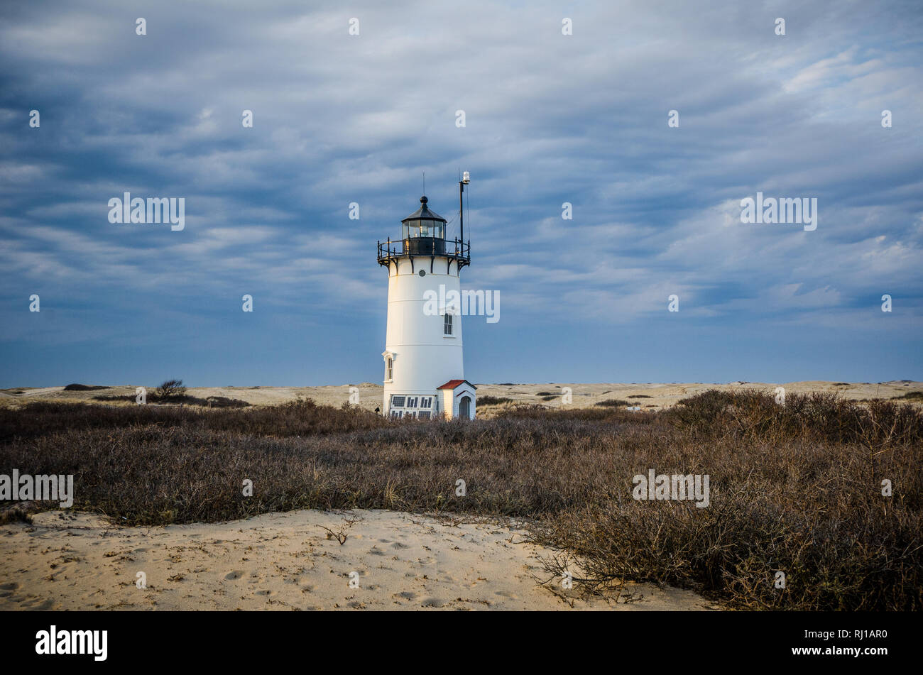 Race Point Lighthouse on Cape Cod National Seashore Stock Photo - Alamy