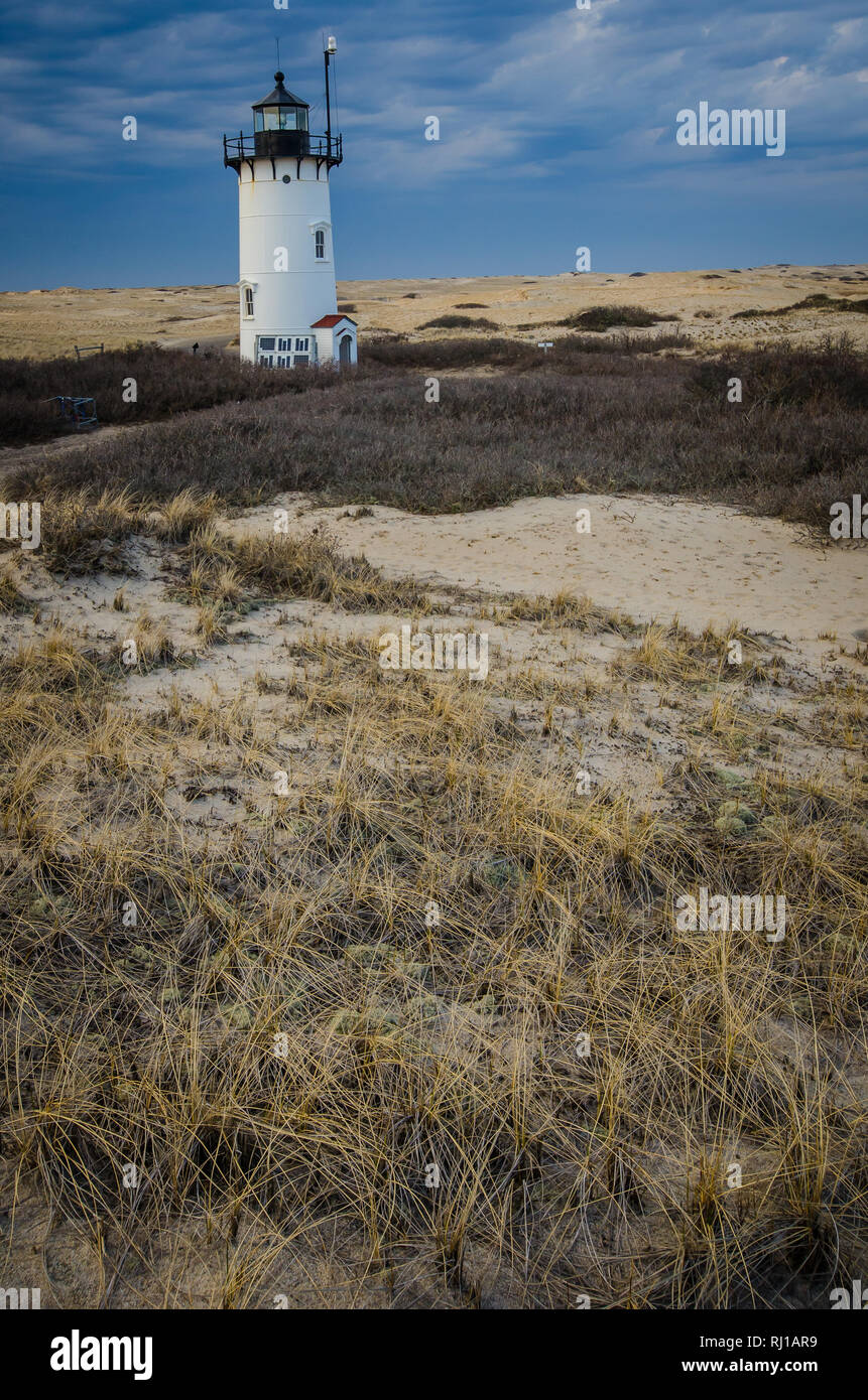 Race Point Lighthouse on Cape Cod National Seashore Stock Photo - Alamy
