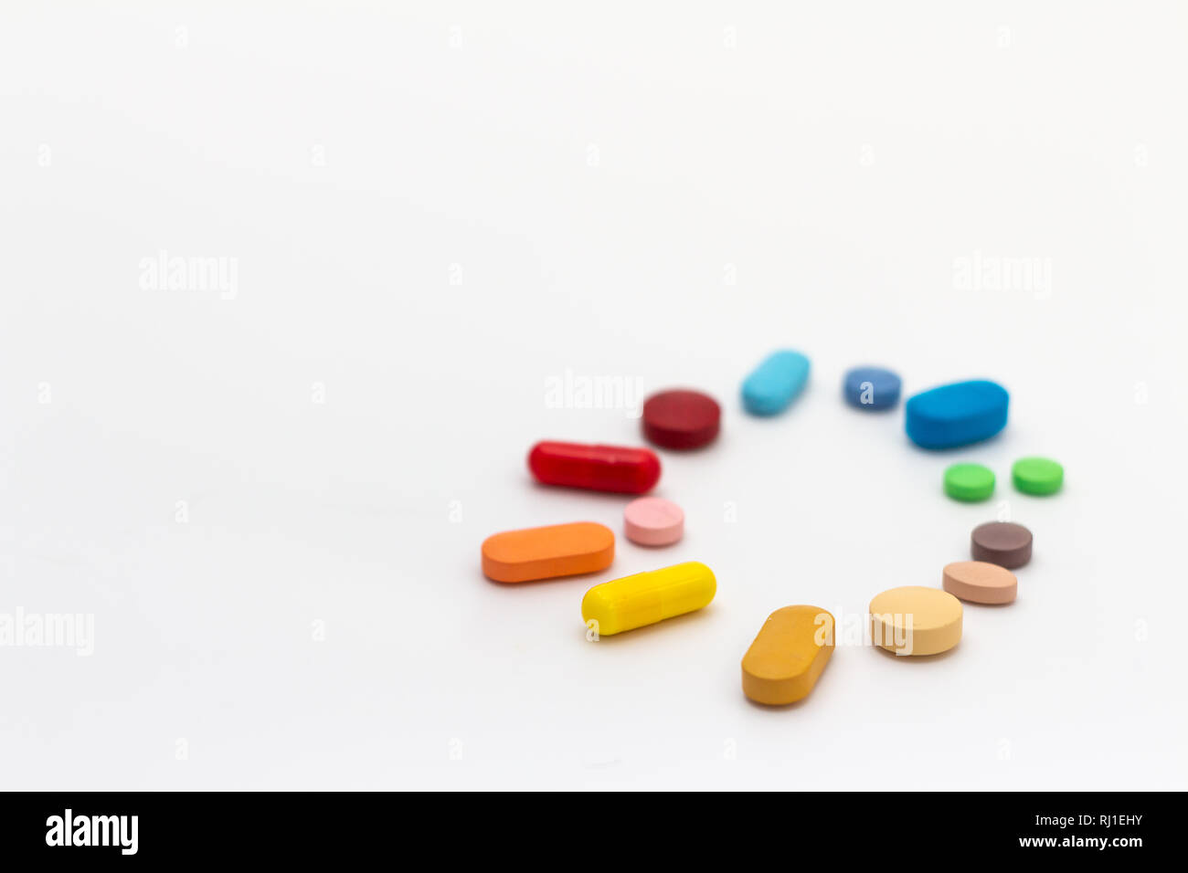 Colorful Drug Pills