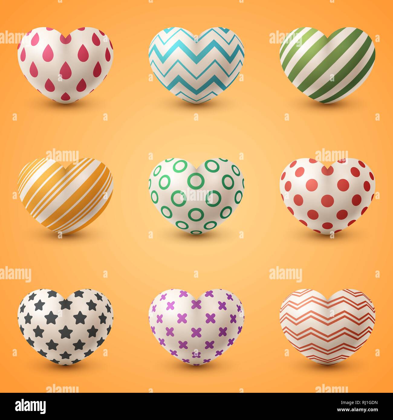 White heart cherry tree Stock Vector Images - Alamy