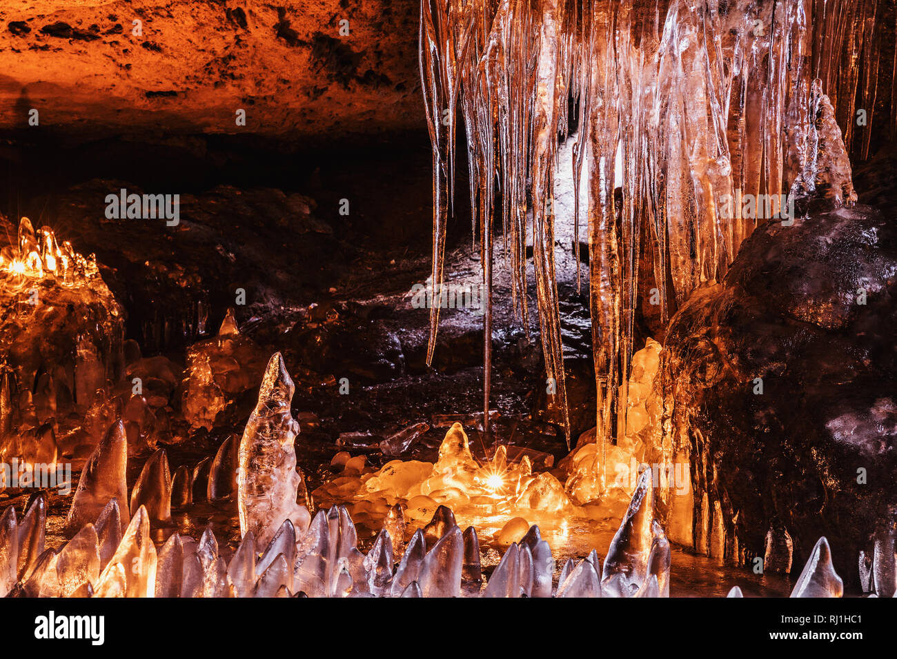 An ice cavern an ice cavern hi-res stock photography and images - Alamy