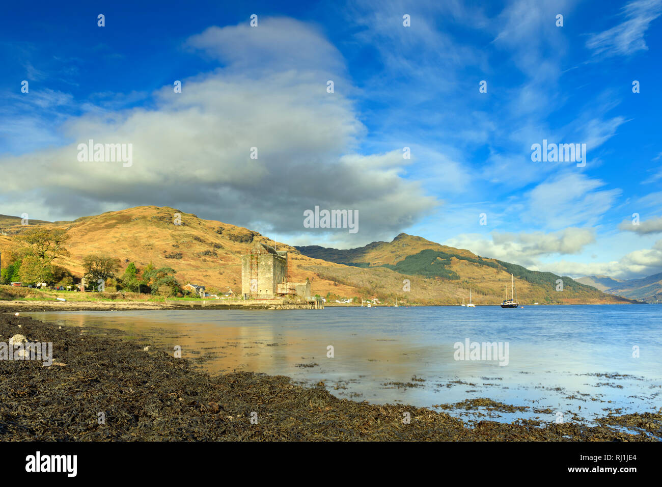 Carrick Castle on Loch Goil in Scotland Stock Photo - Alamy