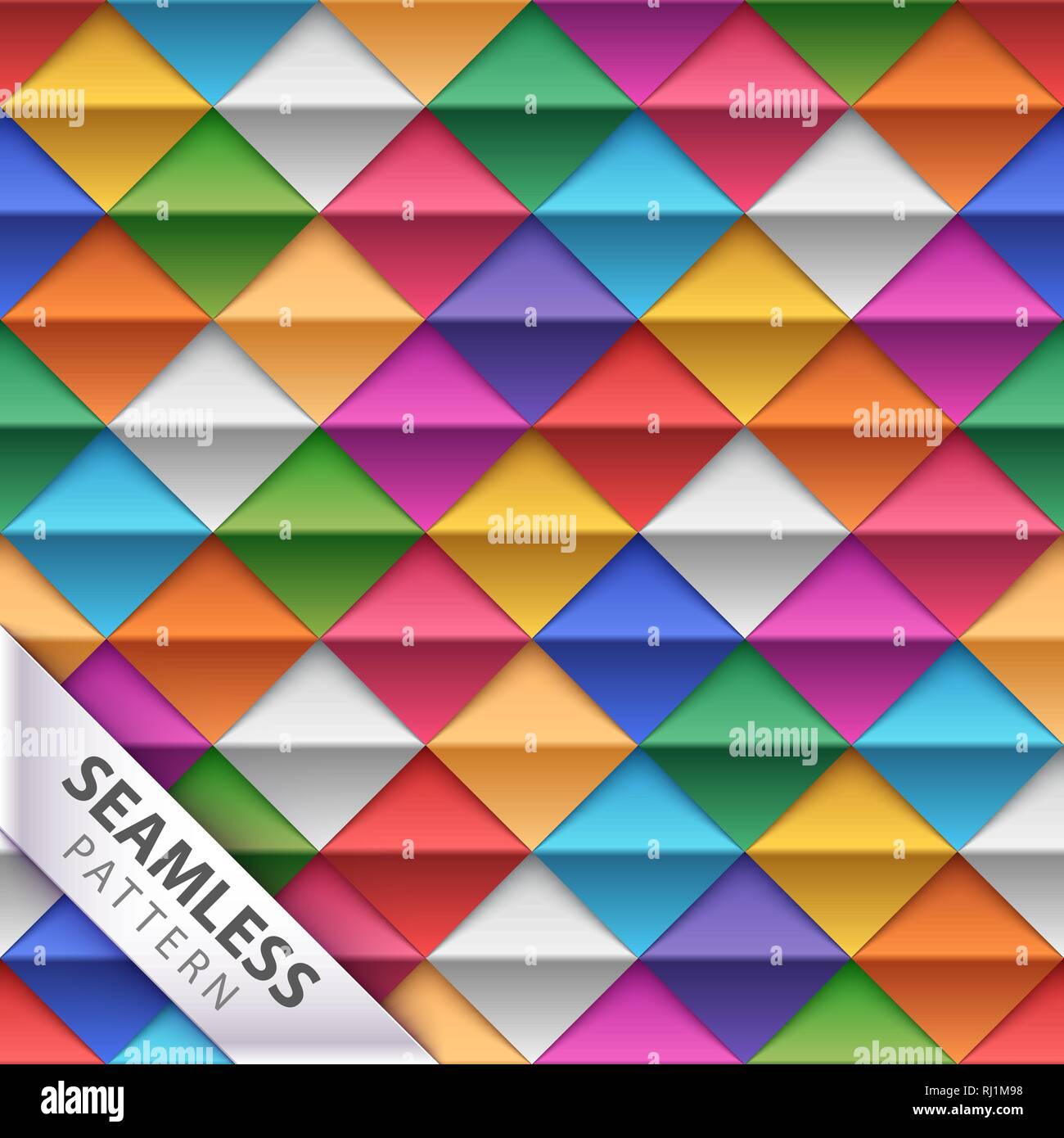 Paper, square, origami seamless pattern Stock Vector Image & Art - Alamy