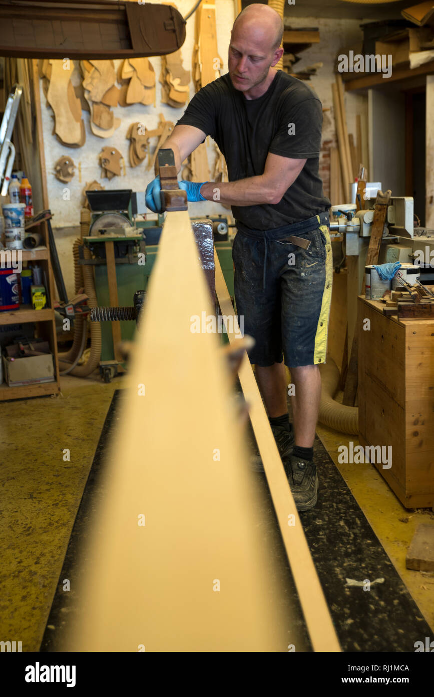 The forcole workshop of Saverio Pastor, Venice Stock Photo - Alamy