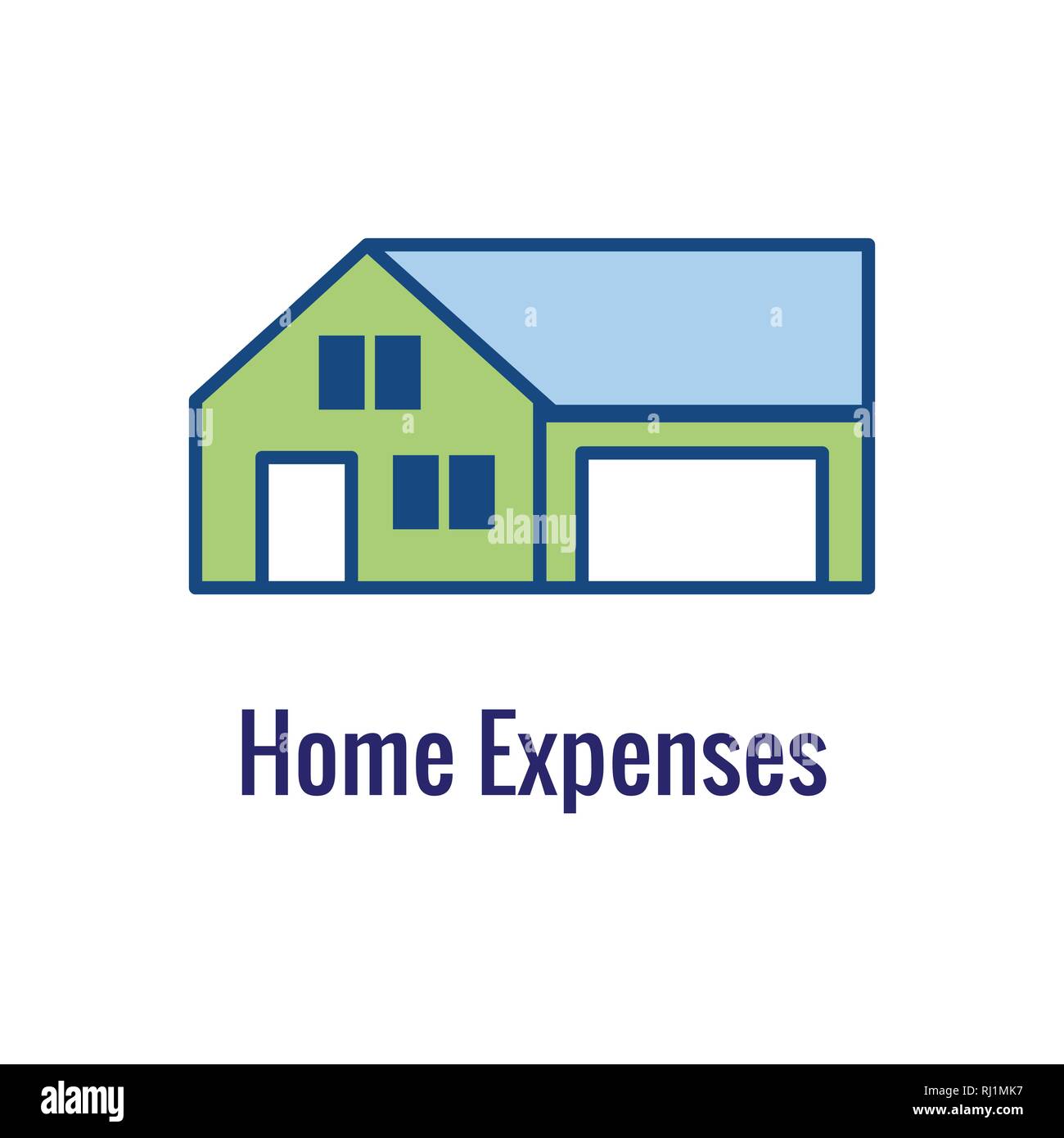 House damaged by vehicle Stock Vector Images - Alamy