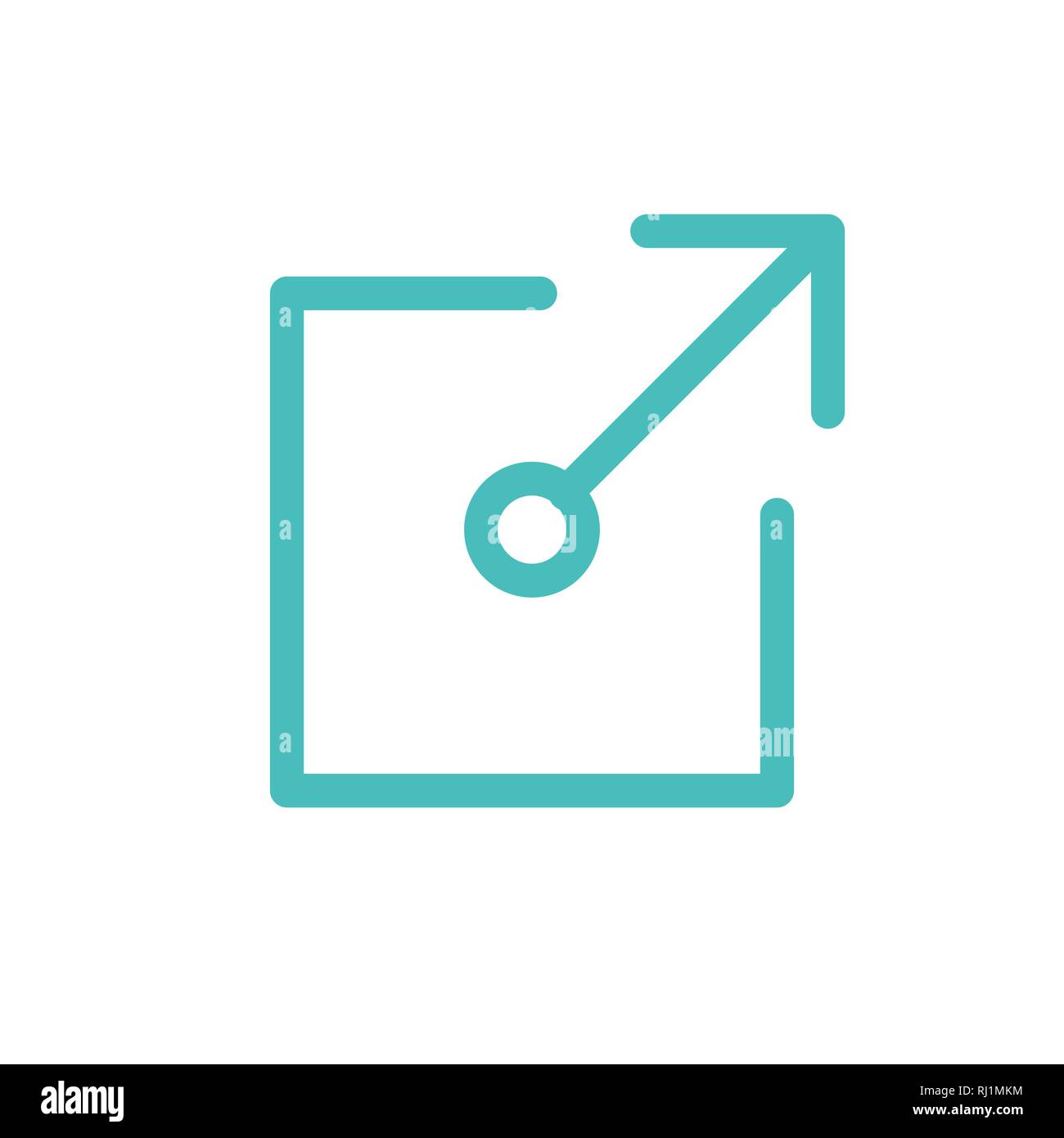 Shows direction Stock Vector Images - Alamy