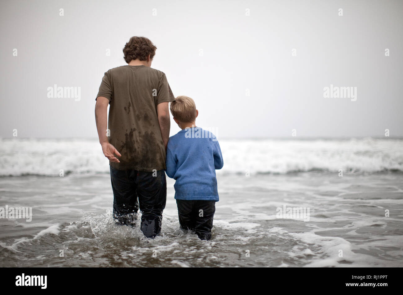 Wading knee deep hi-res stock photography and images - Alamy