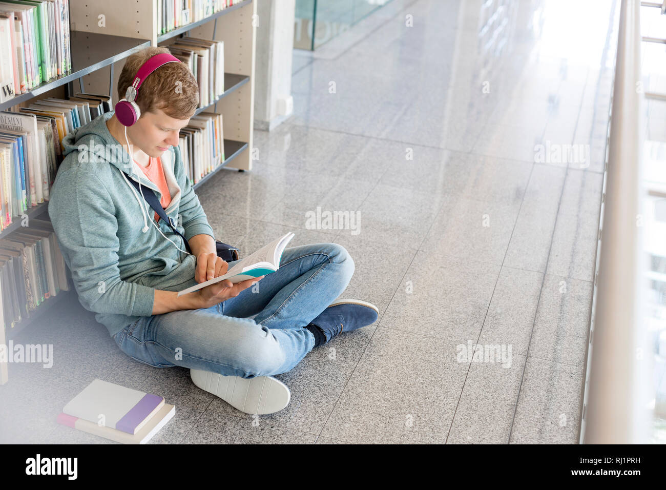 College library high view hi-res stock photography and images - Alamy