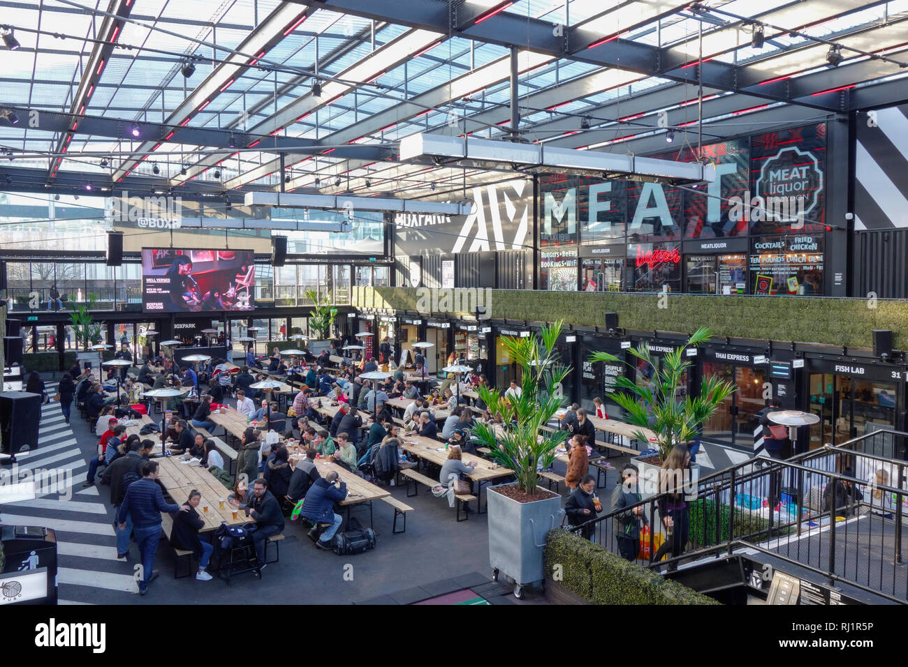 Boxpark sign hi-res stock photography and images - Alamy