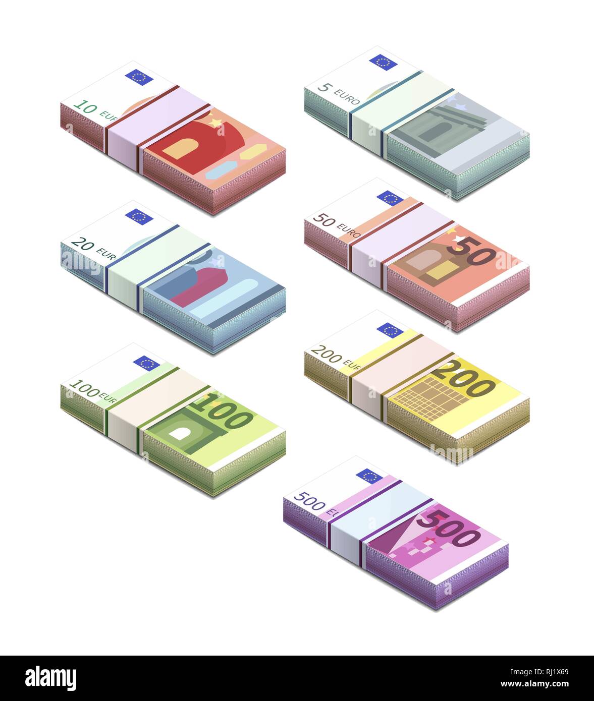 500 euro notes Stock Vector Images - Alamy