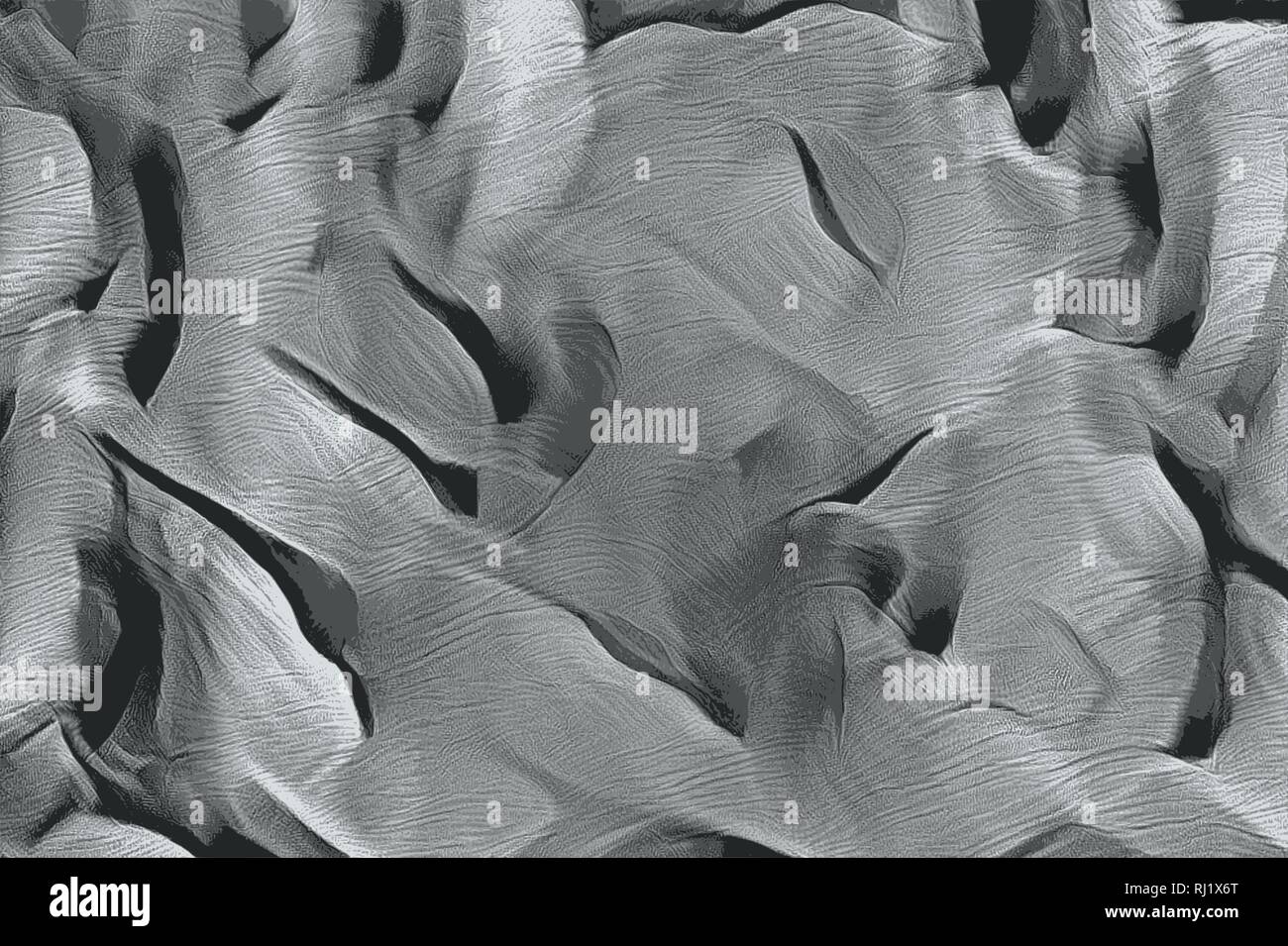 Smooth silky curves and wavy shapes of a fabric Stock Photo - Alamy