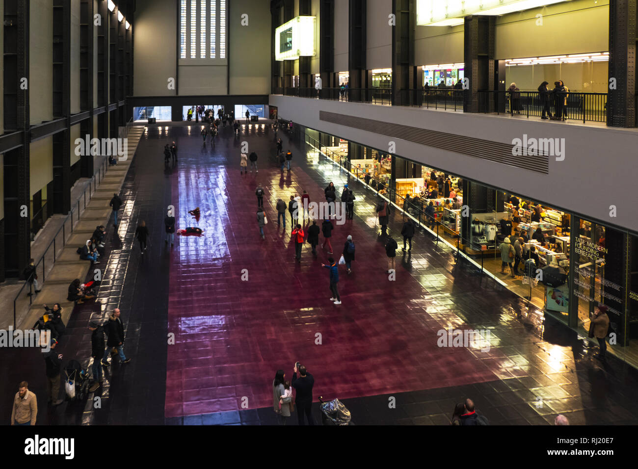 Tate Modern Turbine Hall Installation High Resolution Stock Photography ...