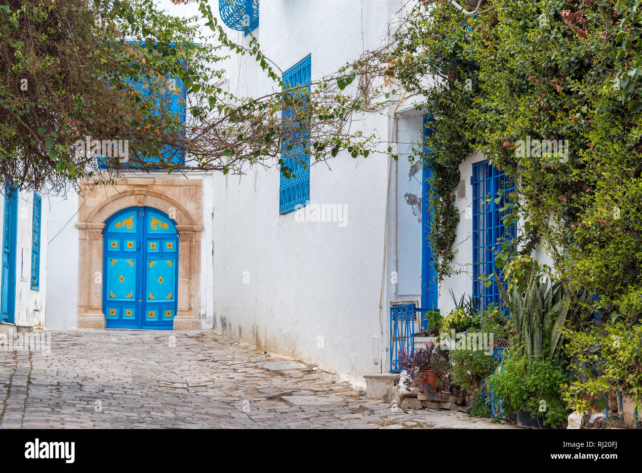 Sidi bou said architecture hi-res stock photography and images - Alamy