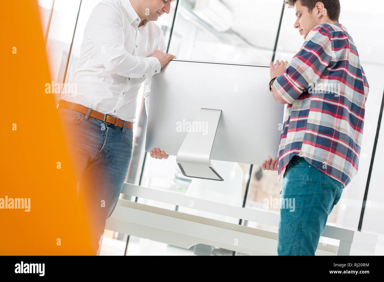 Two computer desktop hi-res stock photography and images - Alamy