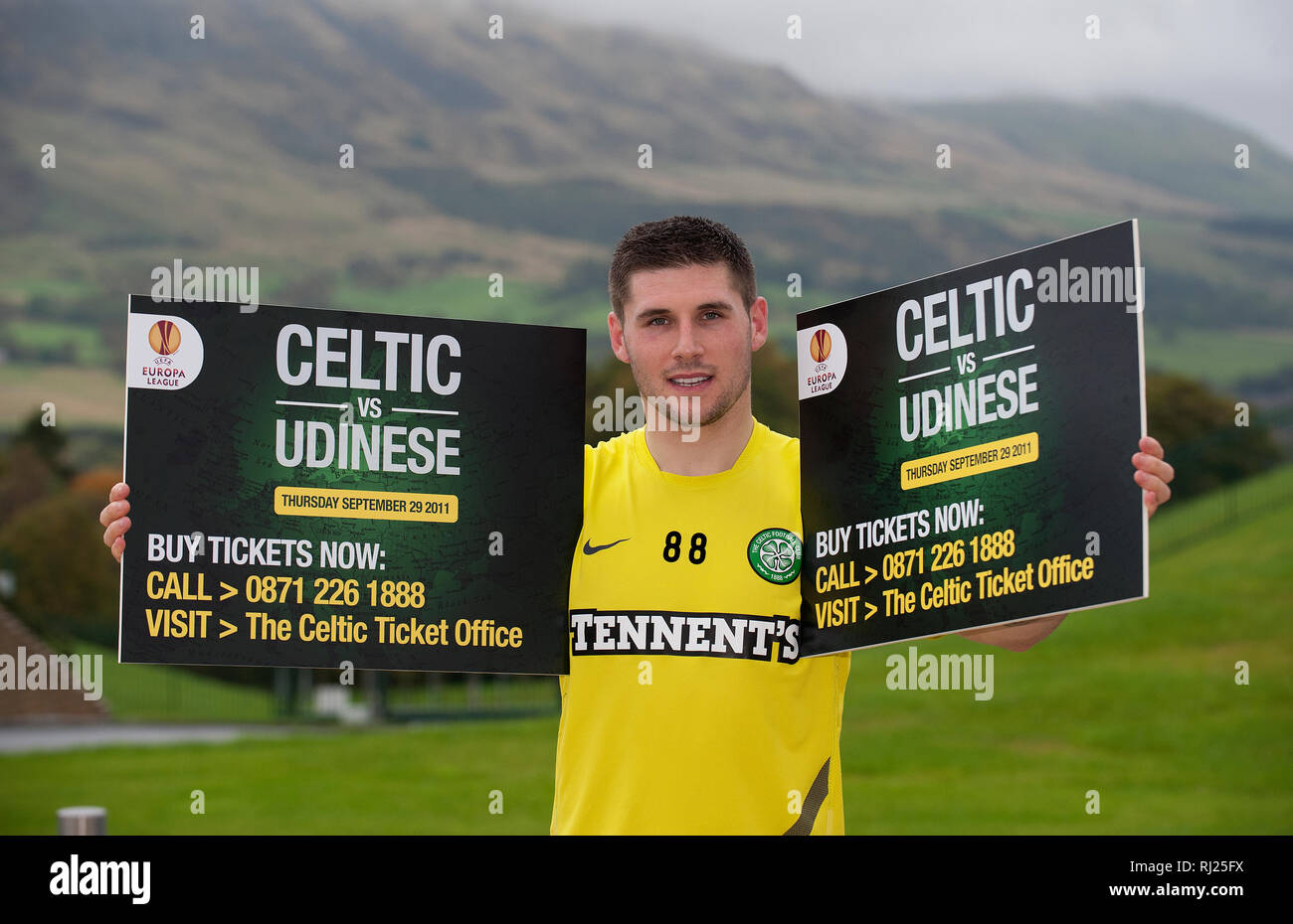 CELTIC GARY HOOPER Celtic striker Gary Hooper promotes the forthcoming ...