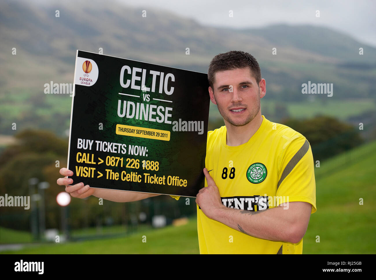 CELTIC GARY HOOPER Celtic striker Gary Hooper promotes the forthcoming ...