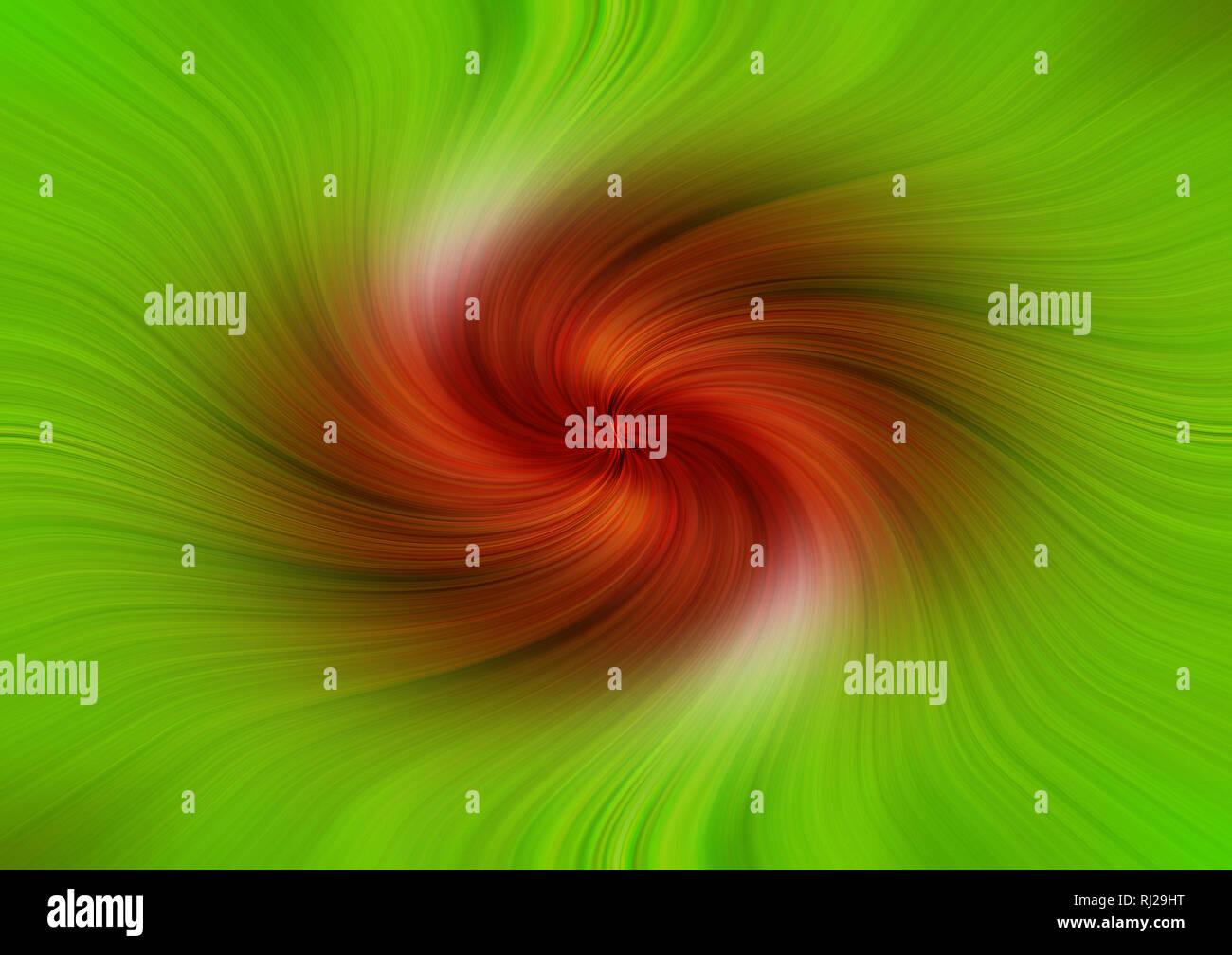 Green twisted linear background with big brown and white mark Stock ...