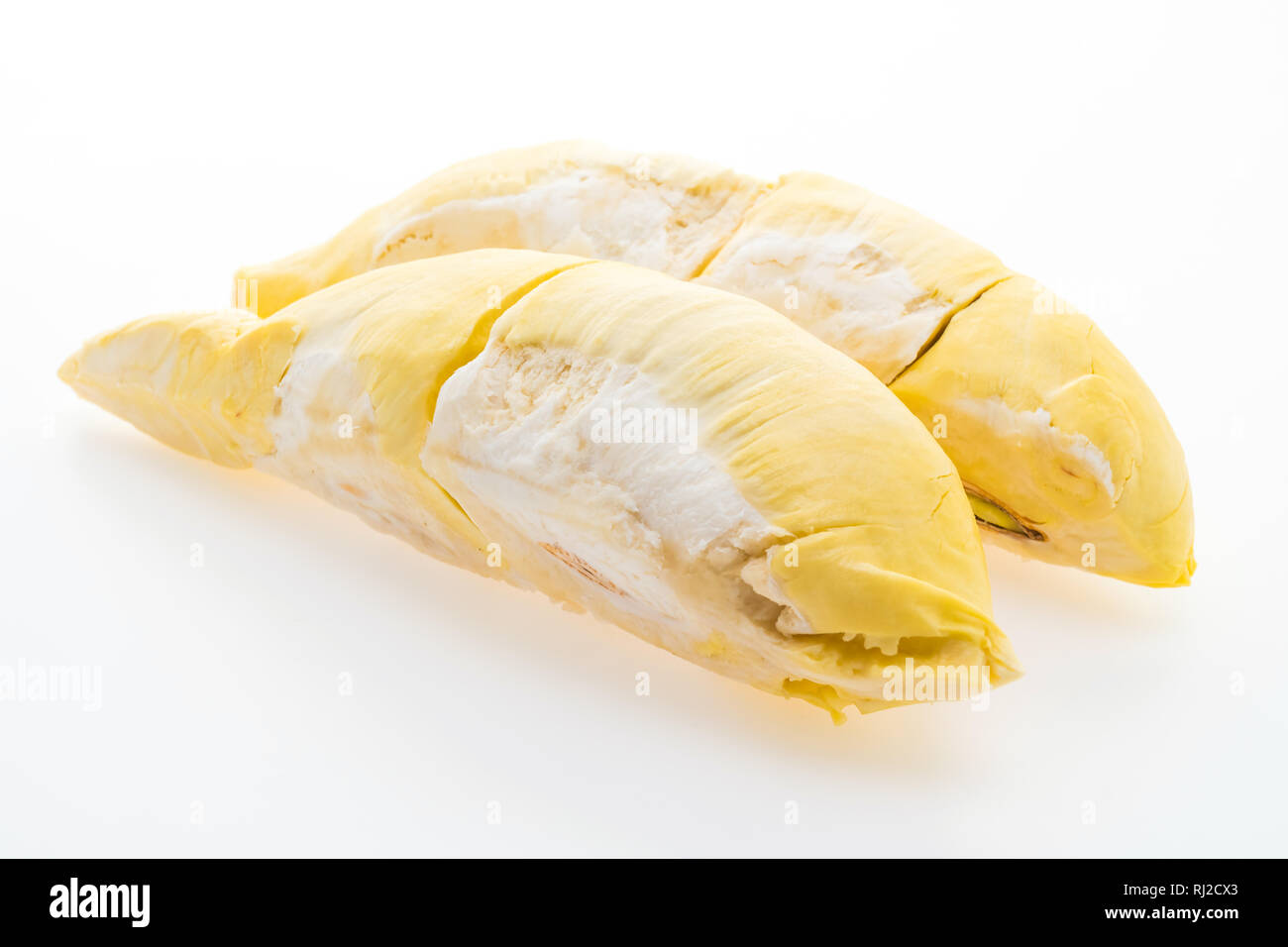 Durian fruit isolated on white background Stock Photo - Alamy