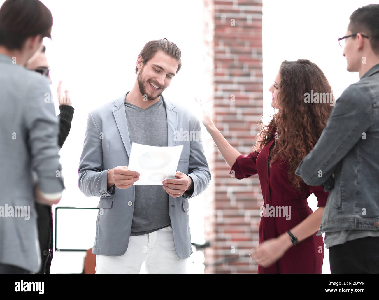 Business: Team having a serious argument Stock Photo - Alamy
