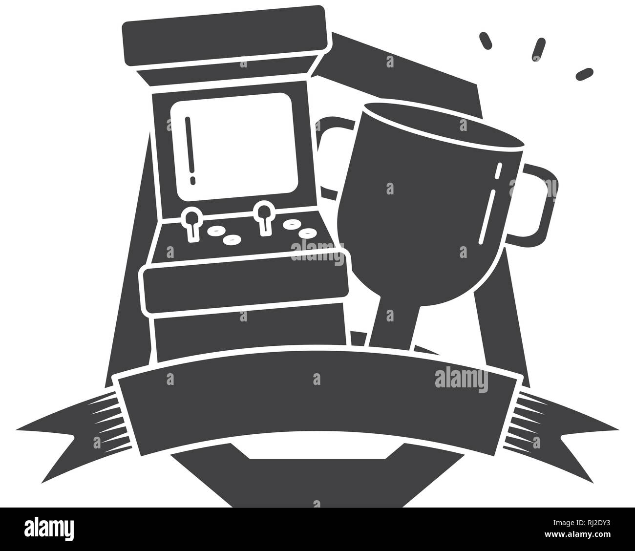 arcade trophy star video game Stock Vector Image & Art - Alamy