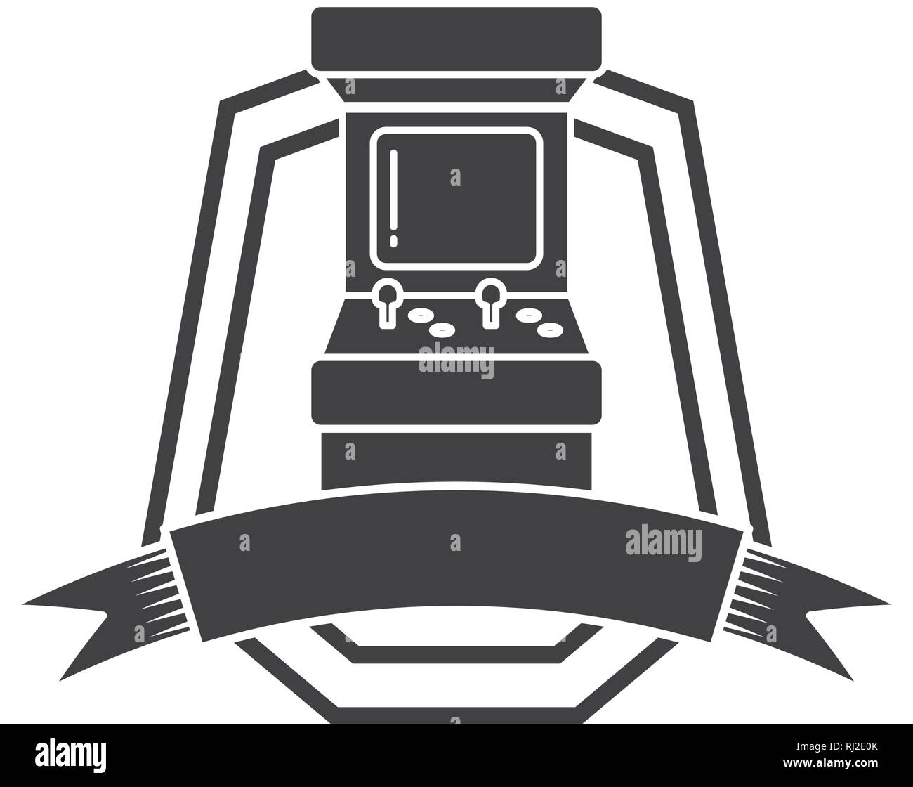 arcade machine video game Stock Vector Image & Art - Alamy