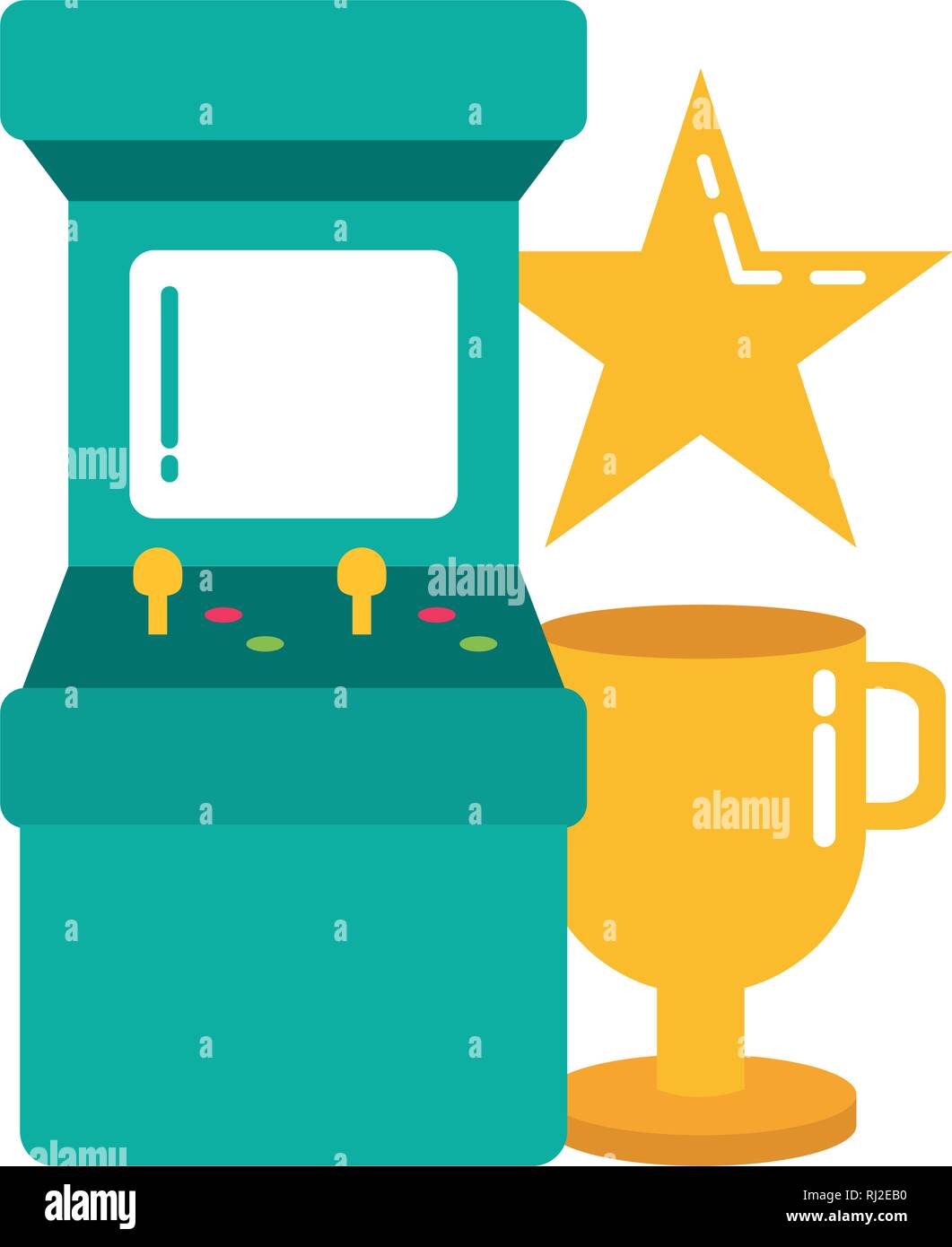 arcade trophy star video game Stock Vector Image & Art - Alamy
