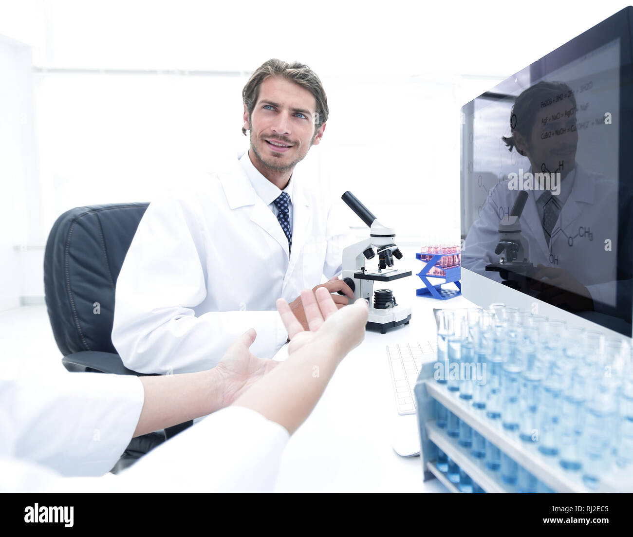 Bacteria are tested hi-res stock photography and images - Alamy