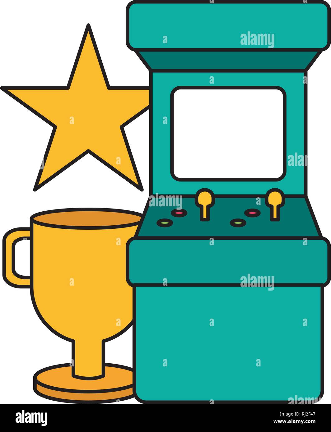 arcade trophy star video game Stock Vector Image & Art - Alamy