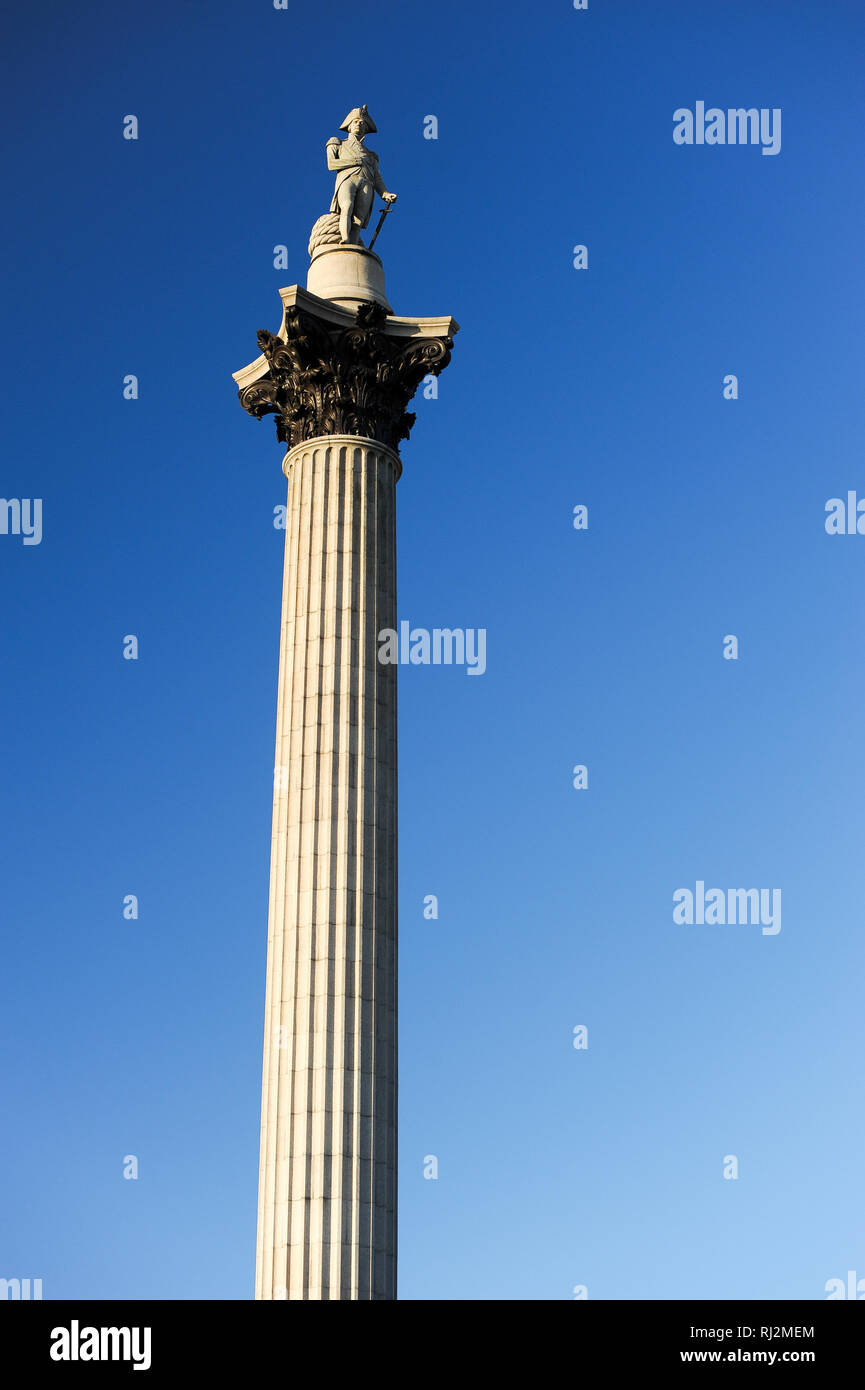 Nelson Statue Trafalgar Square High Resolution Stock Photography and ...